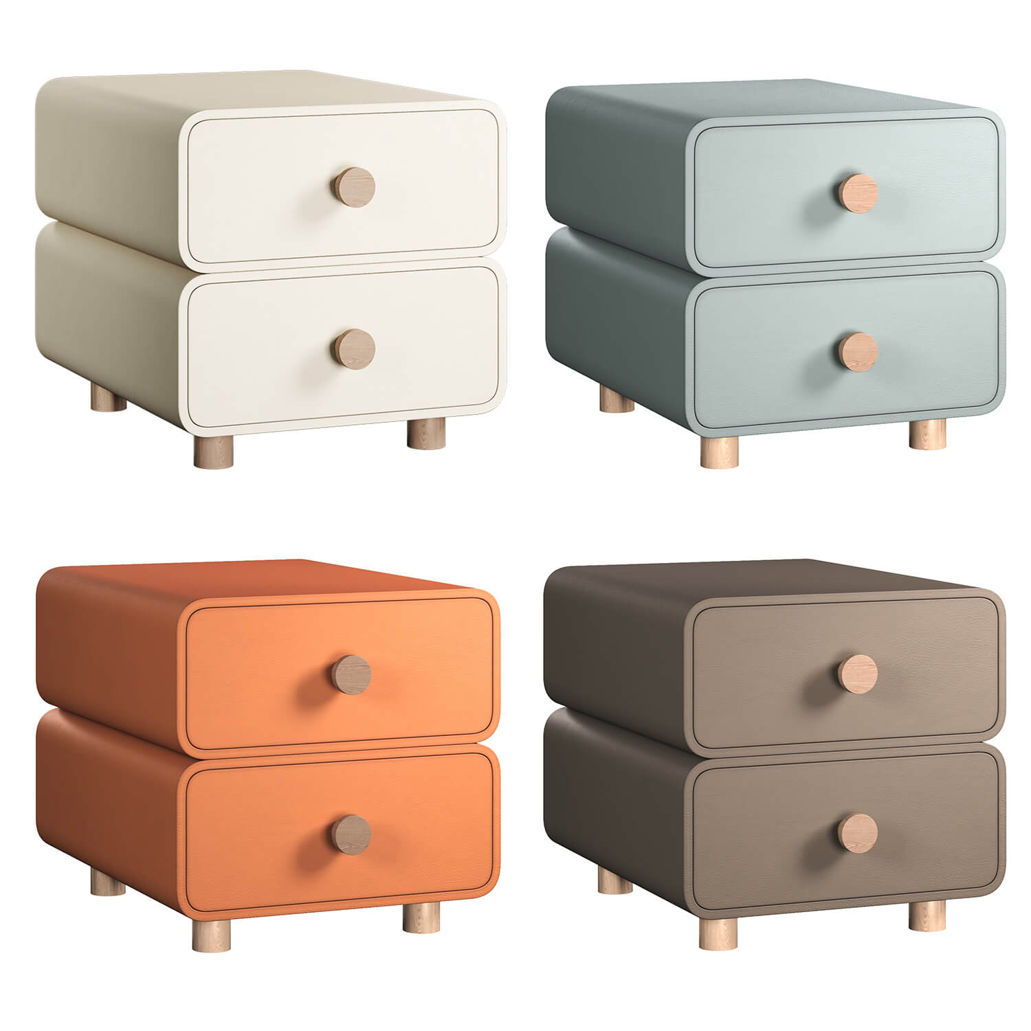A Bedside Table in a Modern Style - 3D Model by Svatra