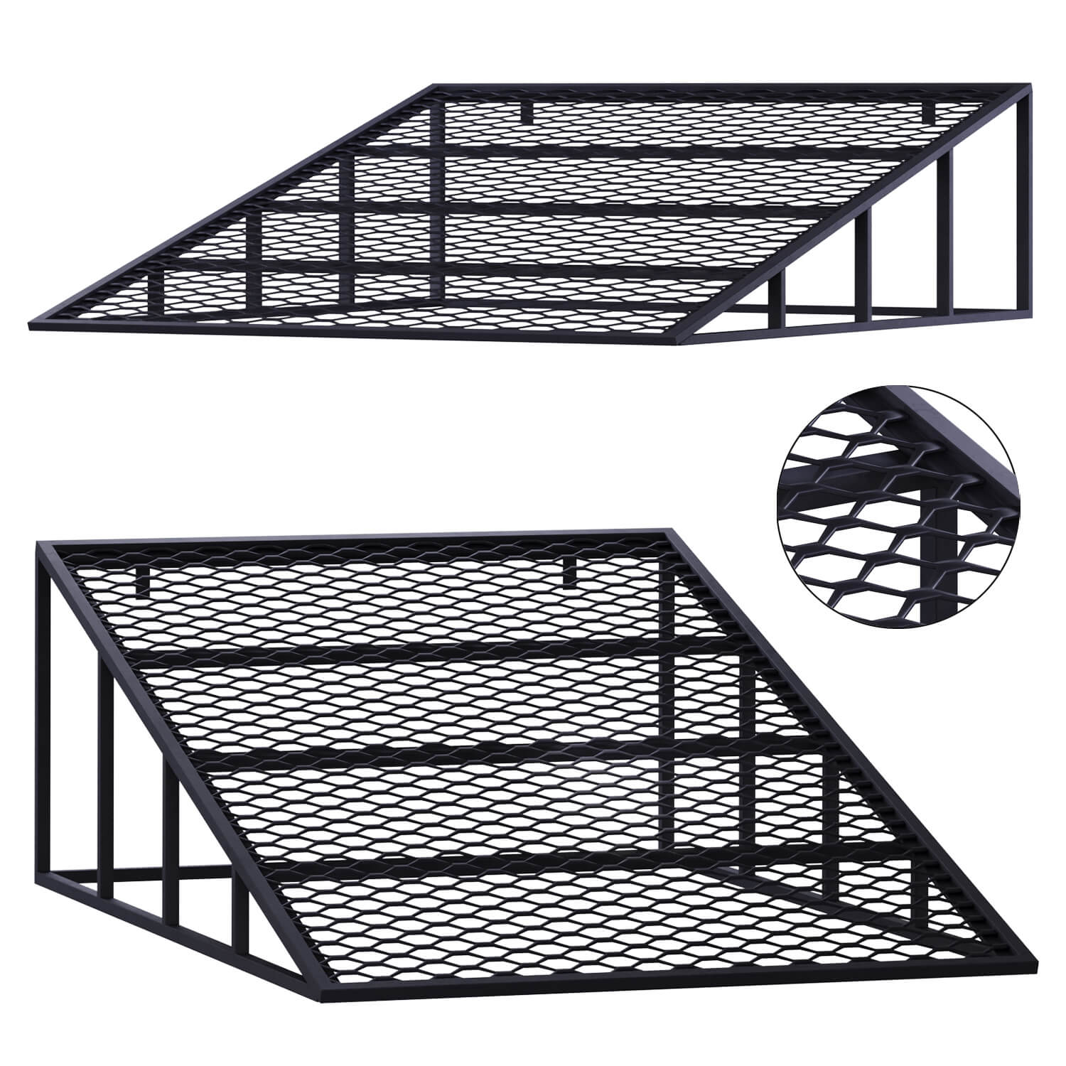 Pvl Ramp on Metal Frame - 3D Model by Svatra