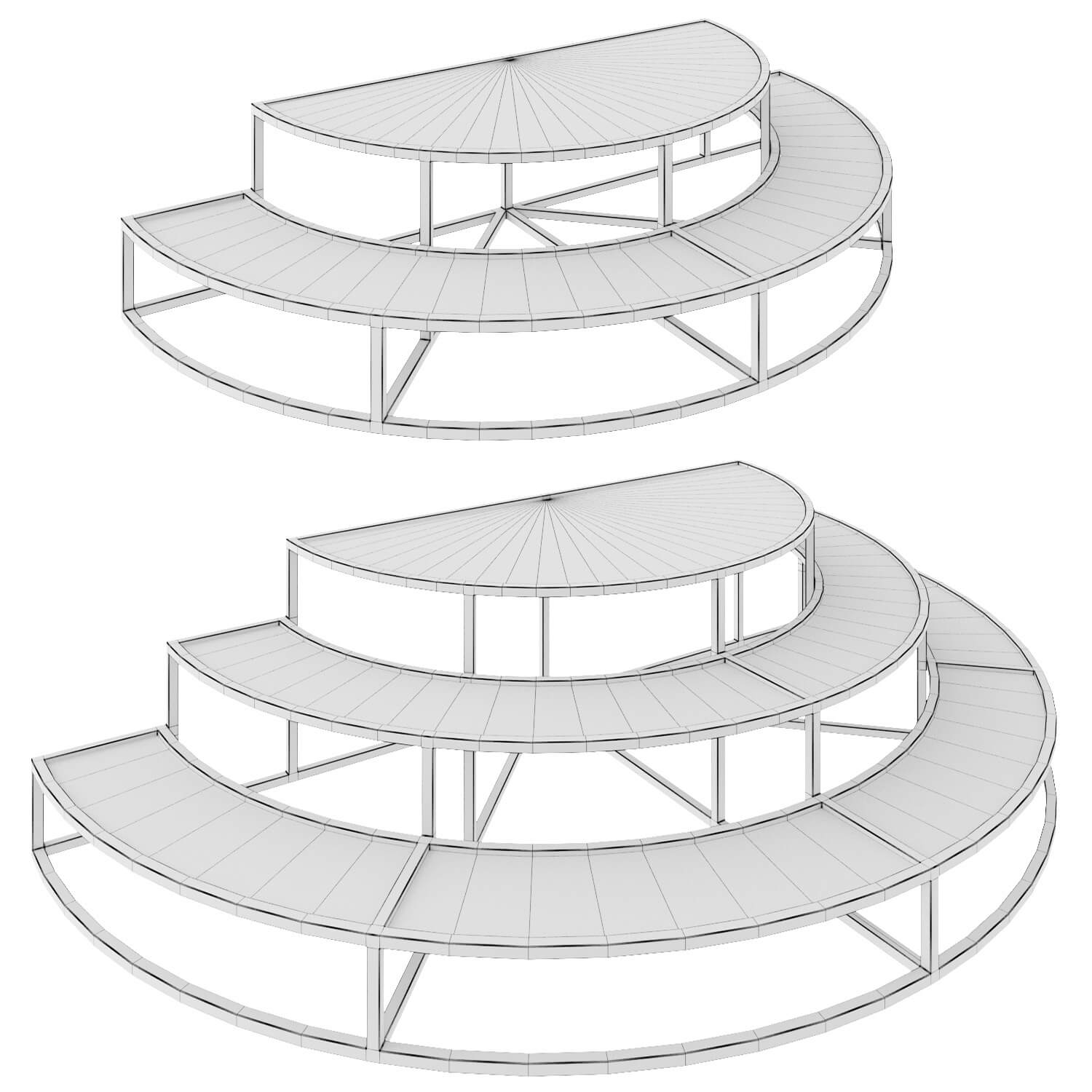 Round Stairs - 3D Model by Svatra