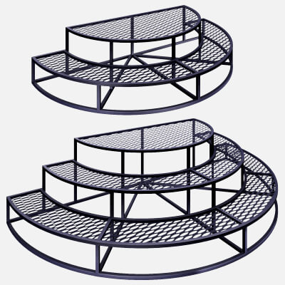 Round Stairs - 3D Model by Svatra