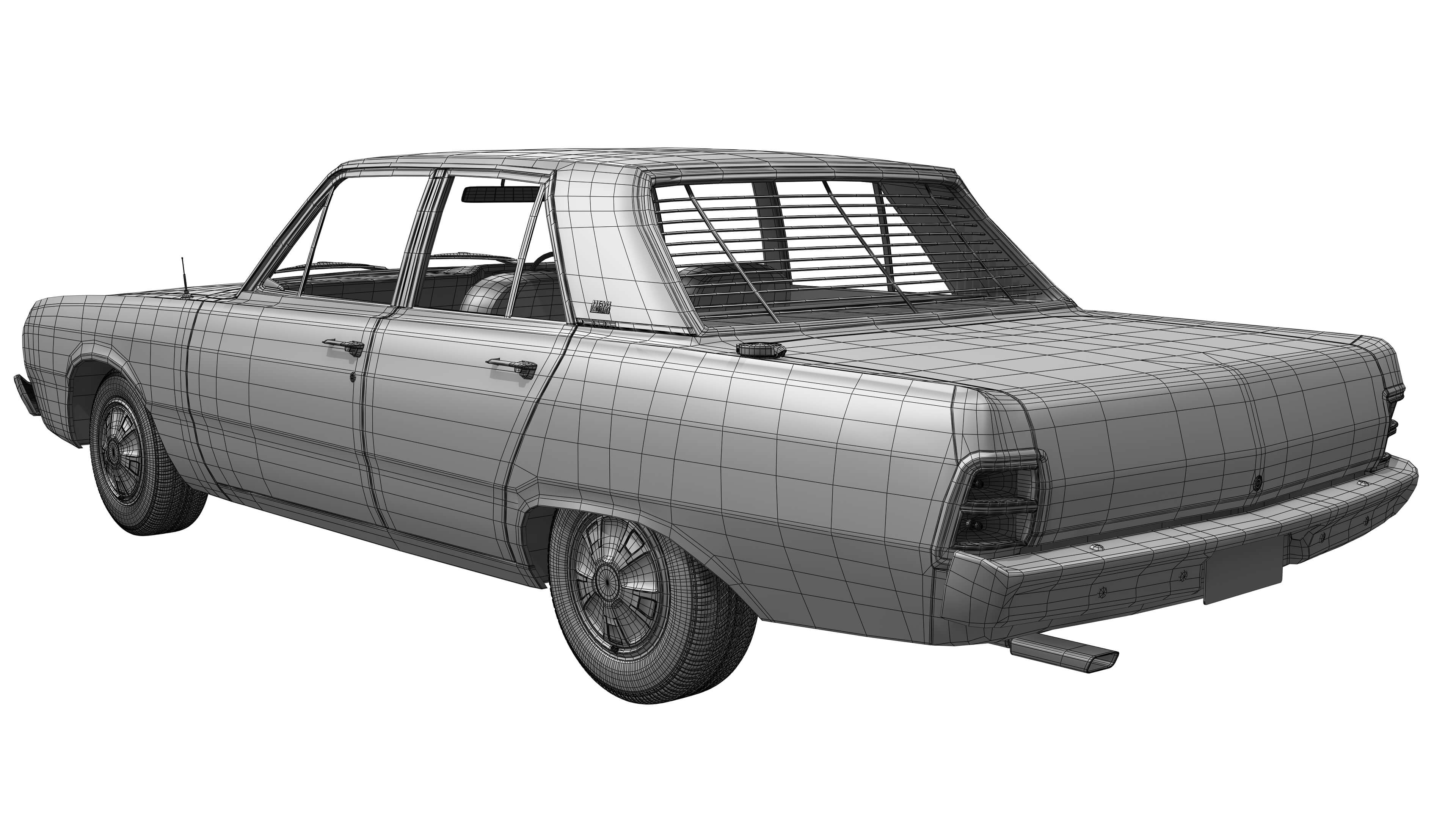 Chrysler Valiant Pacer Vg 1970 - 1971 3D Model by Swan3DStudios