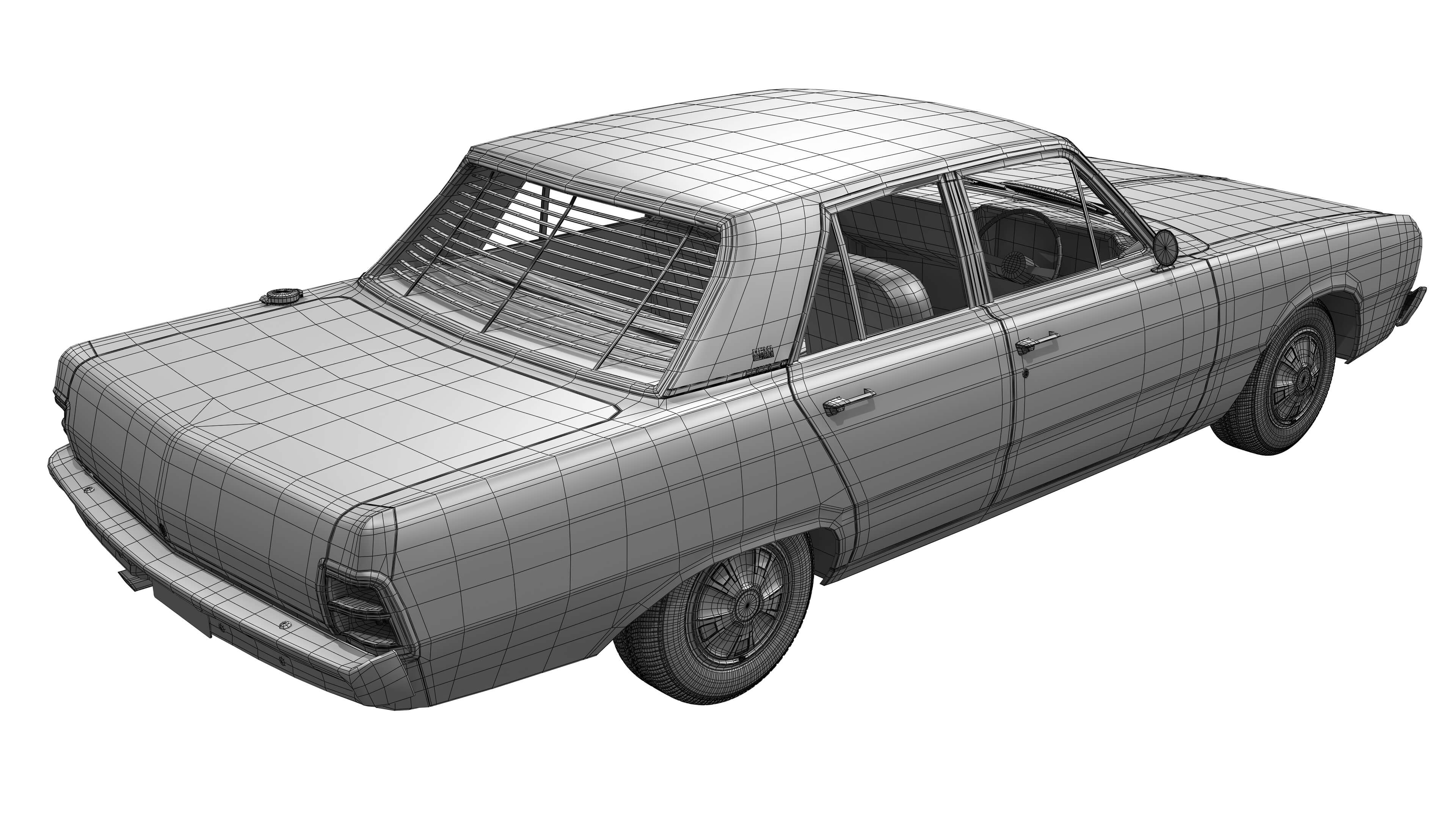 Chrysler Valiant Pacer Vg 1970 - 1971 3D Model by Swan3DStudios