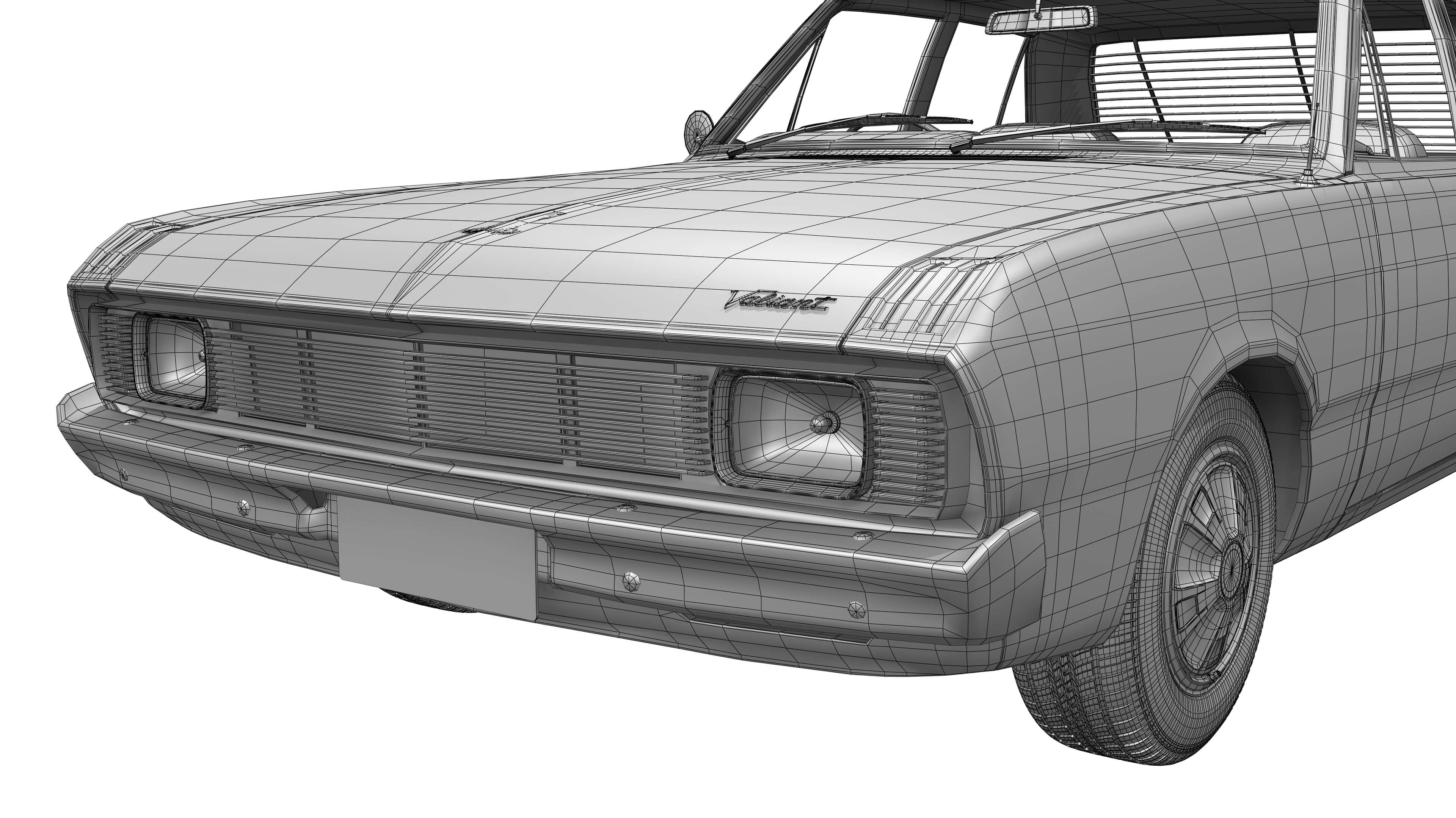 Chrysler Valiant Pacer Vg 1970 - 1971 3D Model by Swan3DStudios