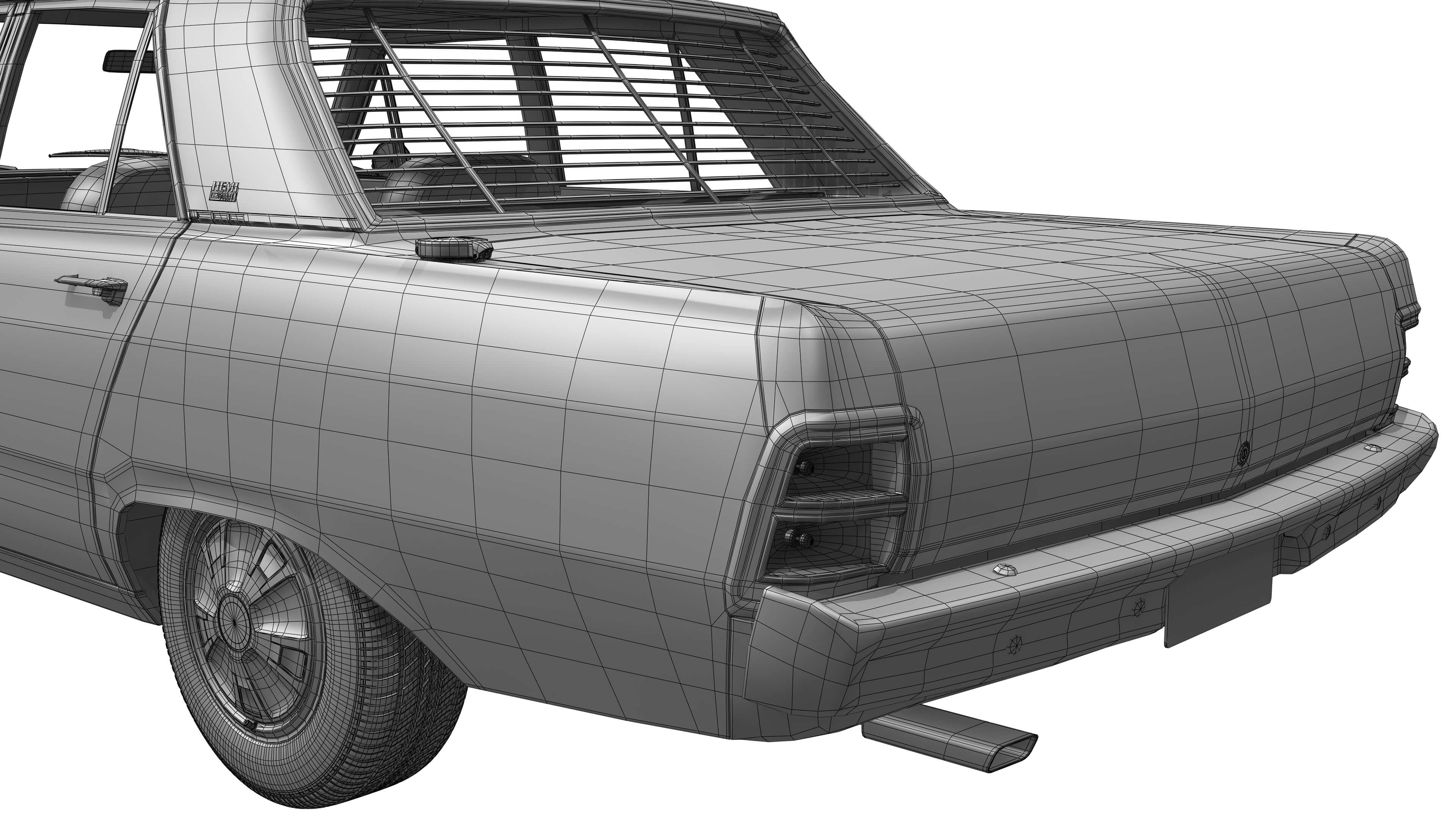 Chrysler Valiant Pacer Vg 1970 - 1971 3D Model by Swan3DStudios