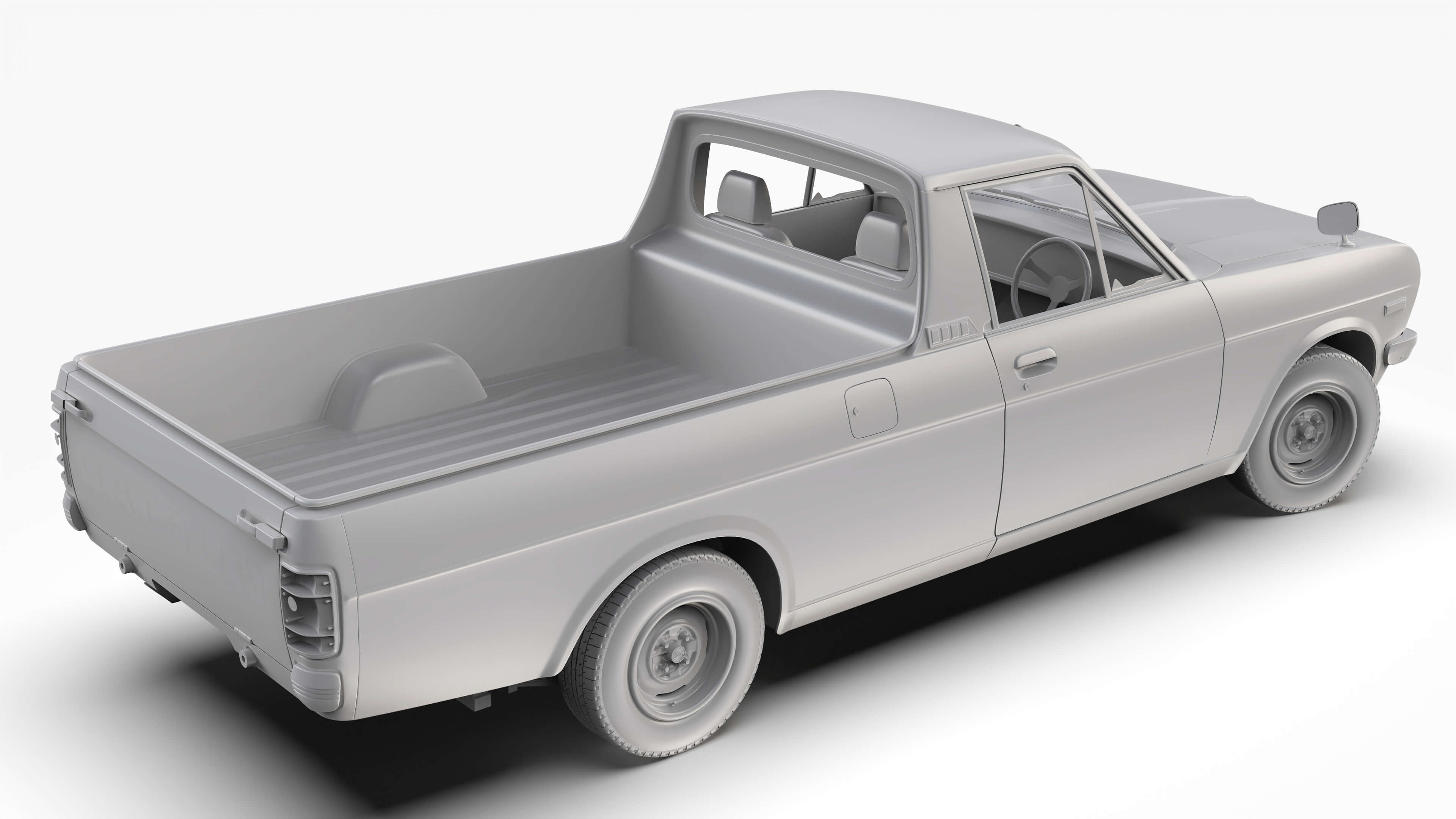 Datsun 1200 UTE B120 1971 - 1986 3D Model by Swan3DStudios