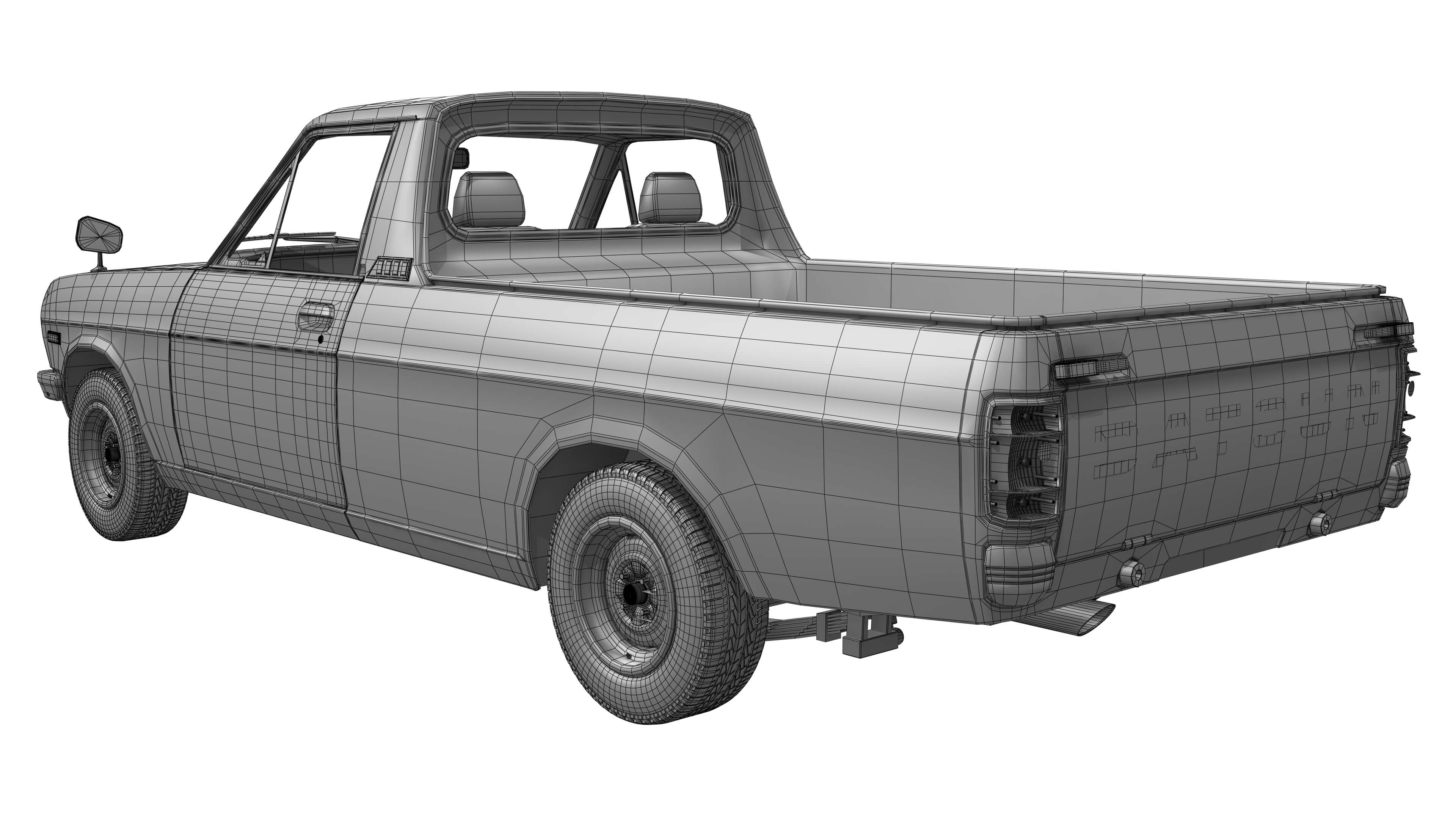 Datsun 1200 UTE B120 1971 - 1986 3D Model by Swan3DStudios