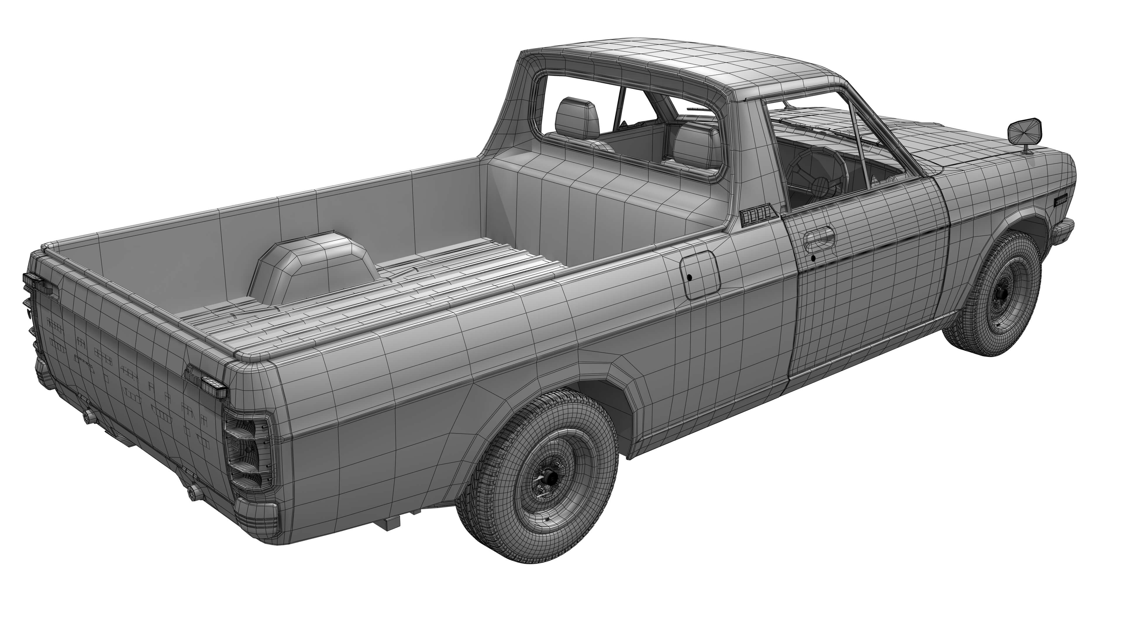 Datsun 1200 UTE B120 1971 - 1986 3D Model by Swan3DStudios