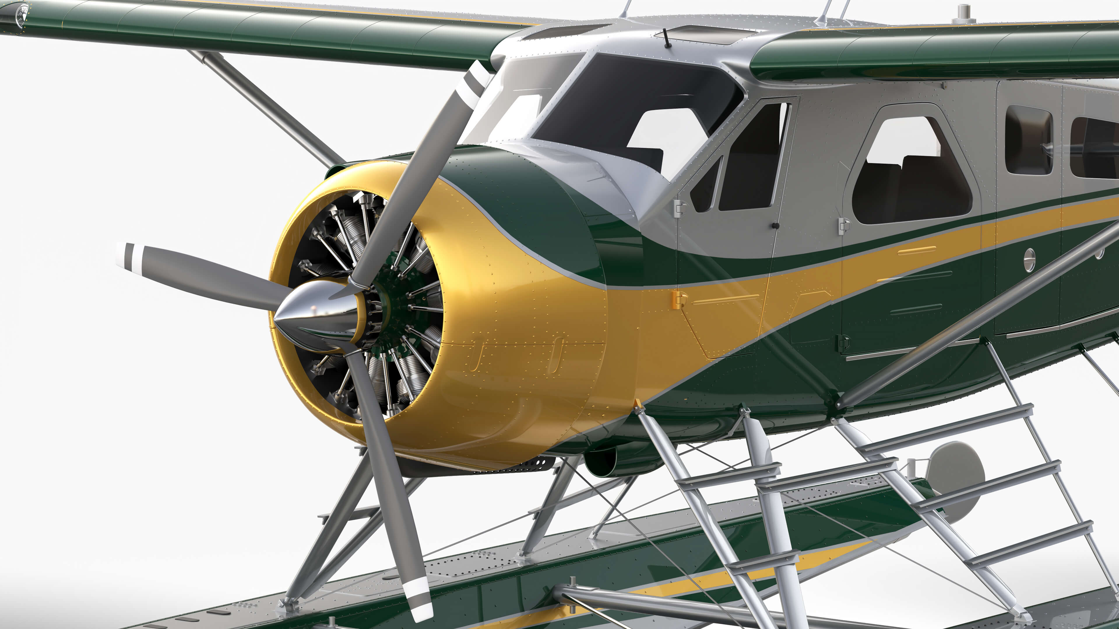 De Havilland Canada DHC-2 Beaver 3D Model by Swan3DStudios