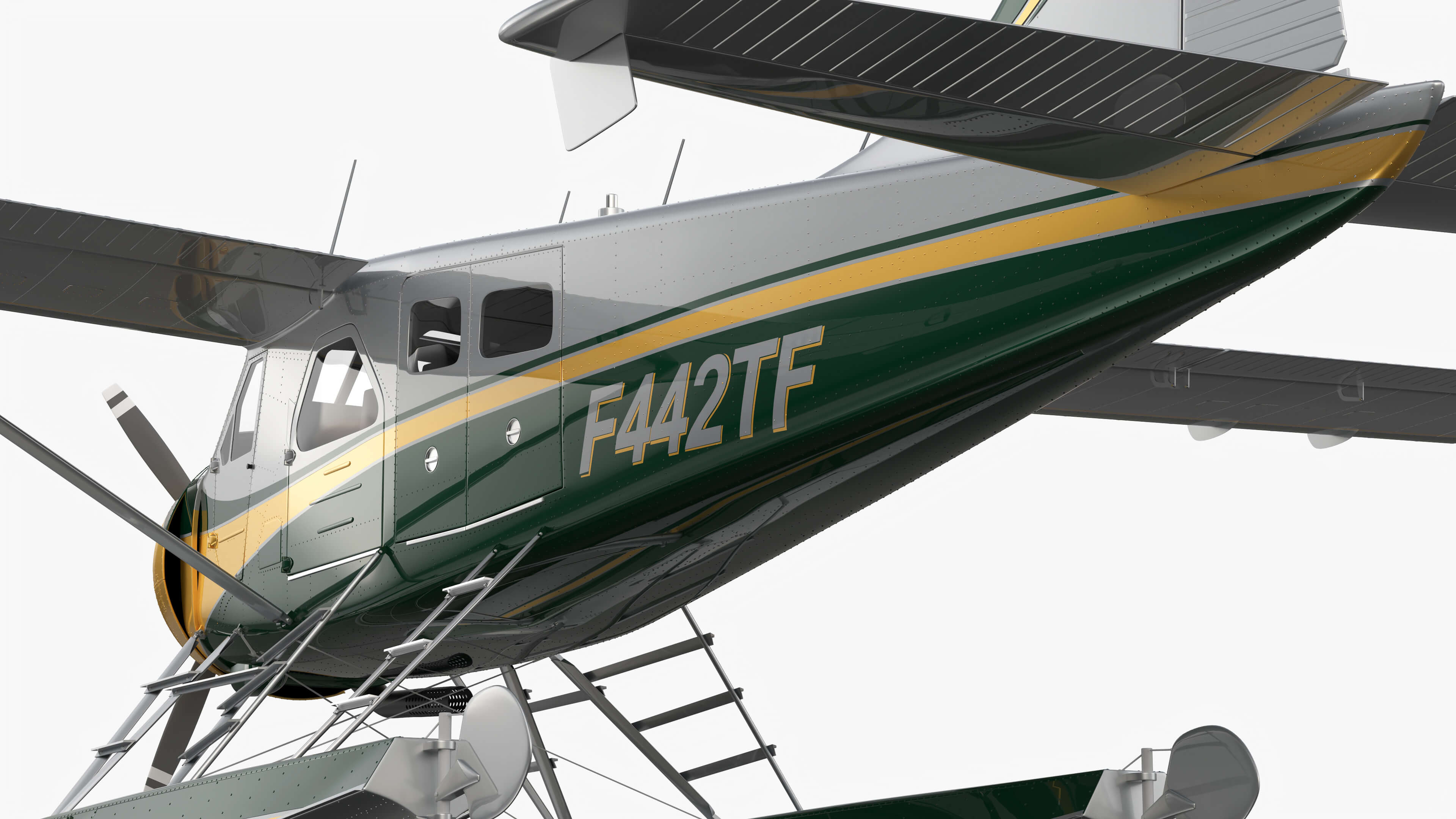 De Havilland Canada DHC-2 Beaver 3D Model by Swan3DStudios