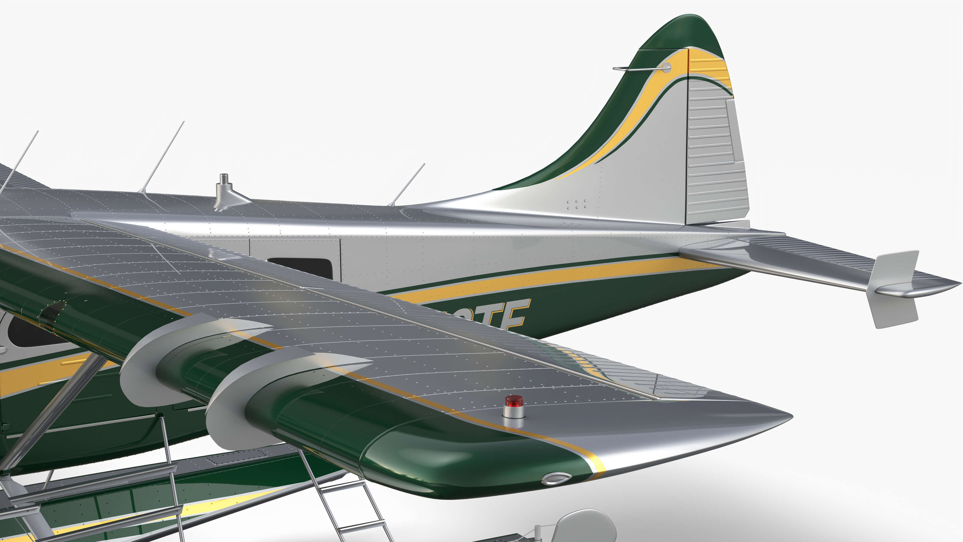 De Havilland Canada DHC-2 Beaver 3D Model by Swan3DStudios