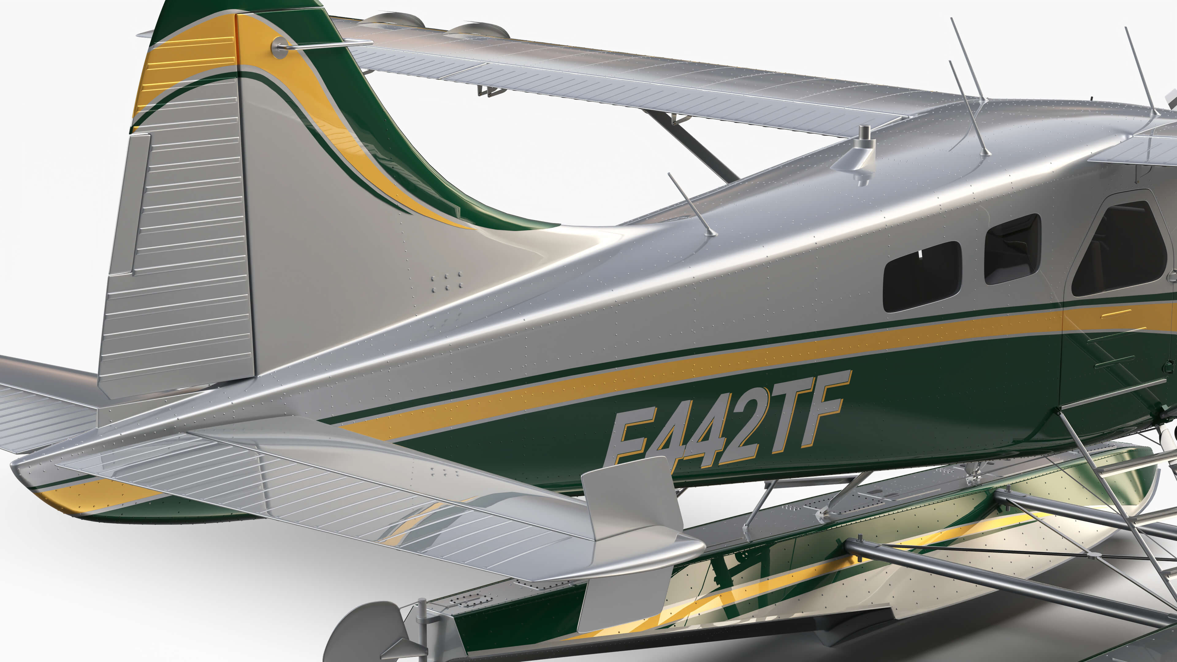 De Havilland Canada DHC-2 Beaver 3D Model by Swan3DStudios