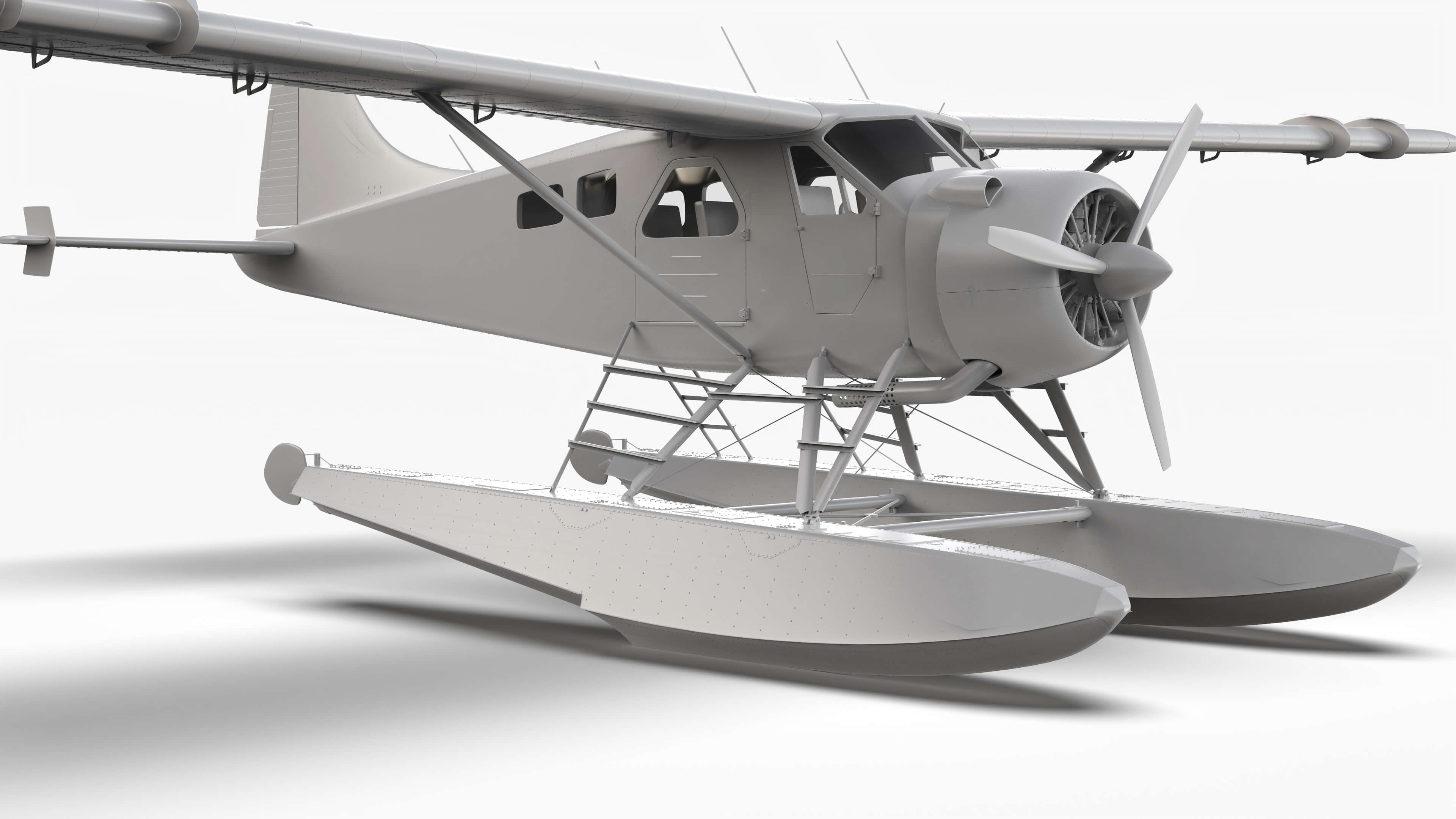 De Havilland Canada DHC-2 Beaver 3D Model by Swan3DStudios