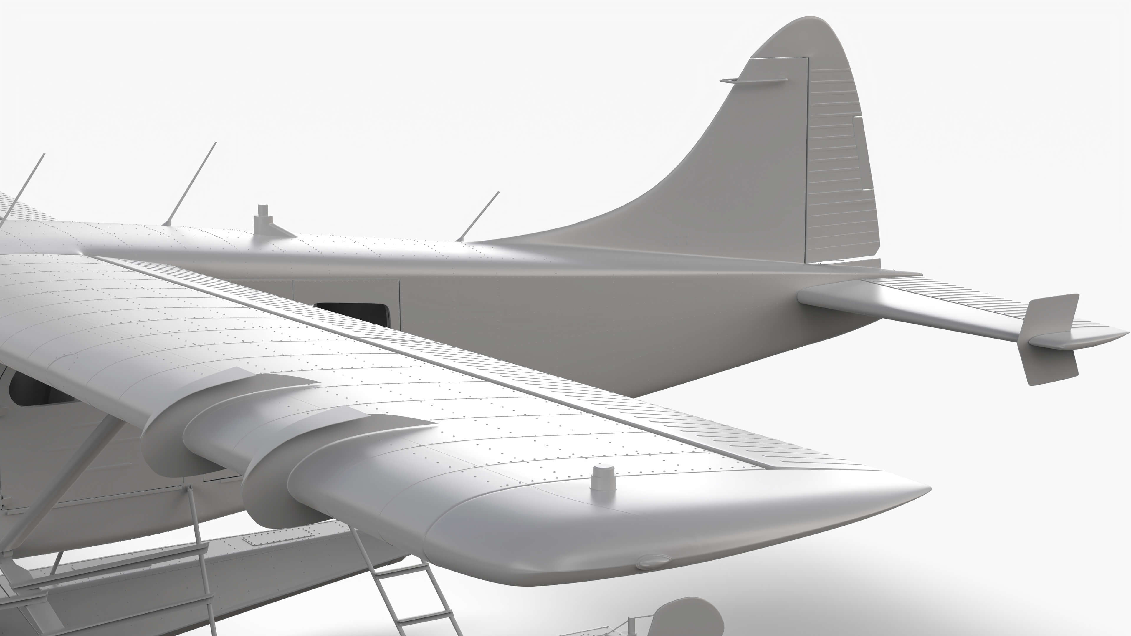 De Havilland Canada DHC-2 Beaver 3D Model by Swan3DStudios