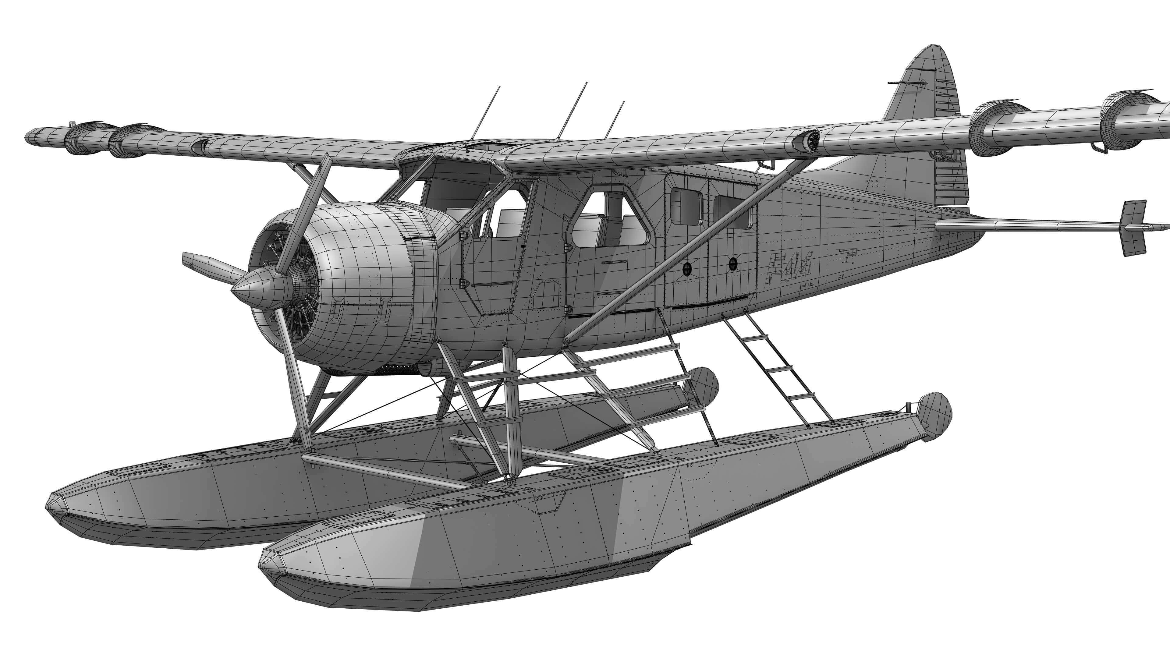 De Havilland Canada DHC-2 Beaver 3D Model by Swan3DStudios