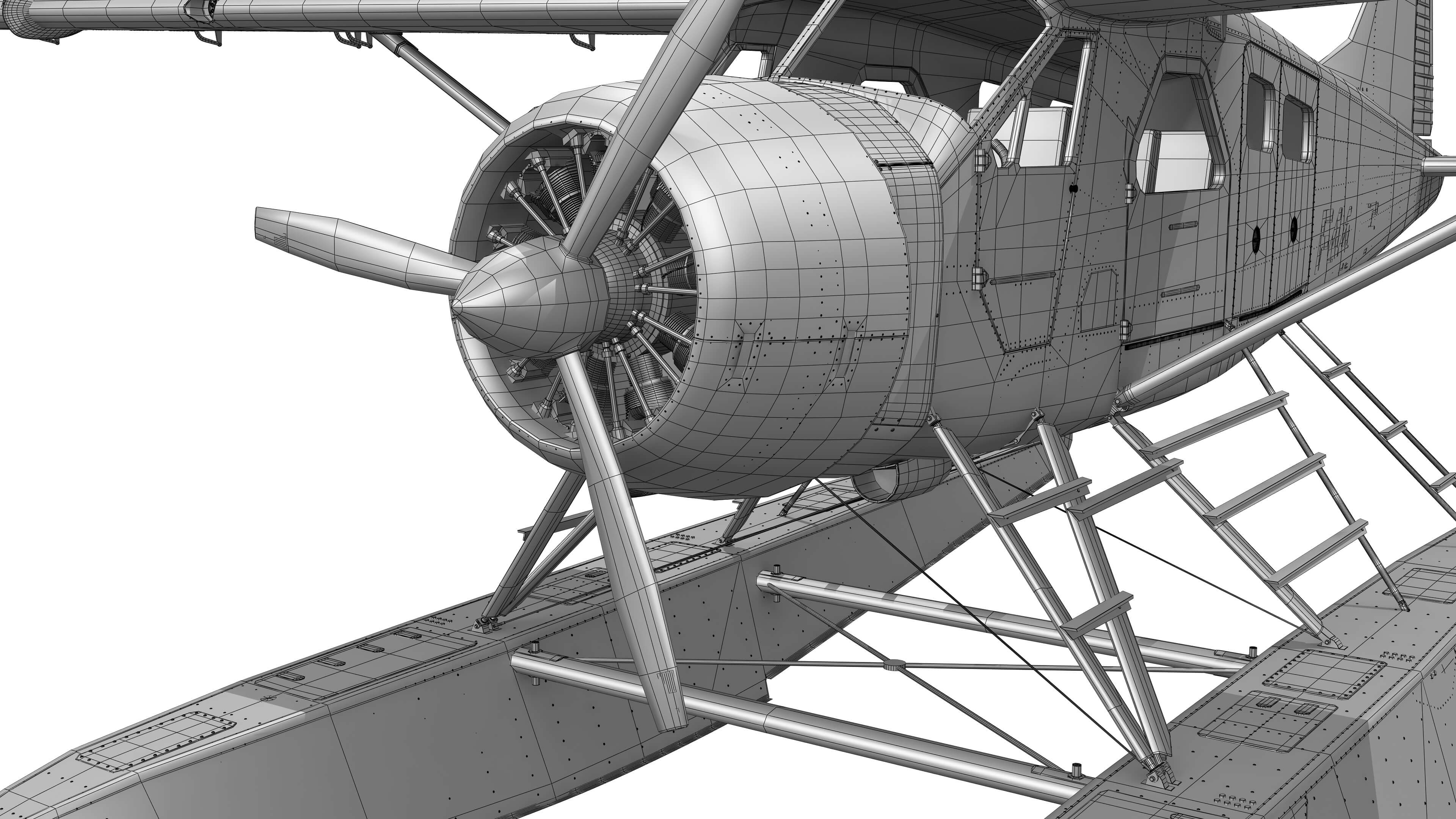 De Havilland Canada DHC-2 Beaver 3D Model by Swan3DStudios