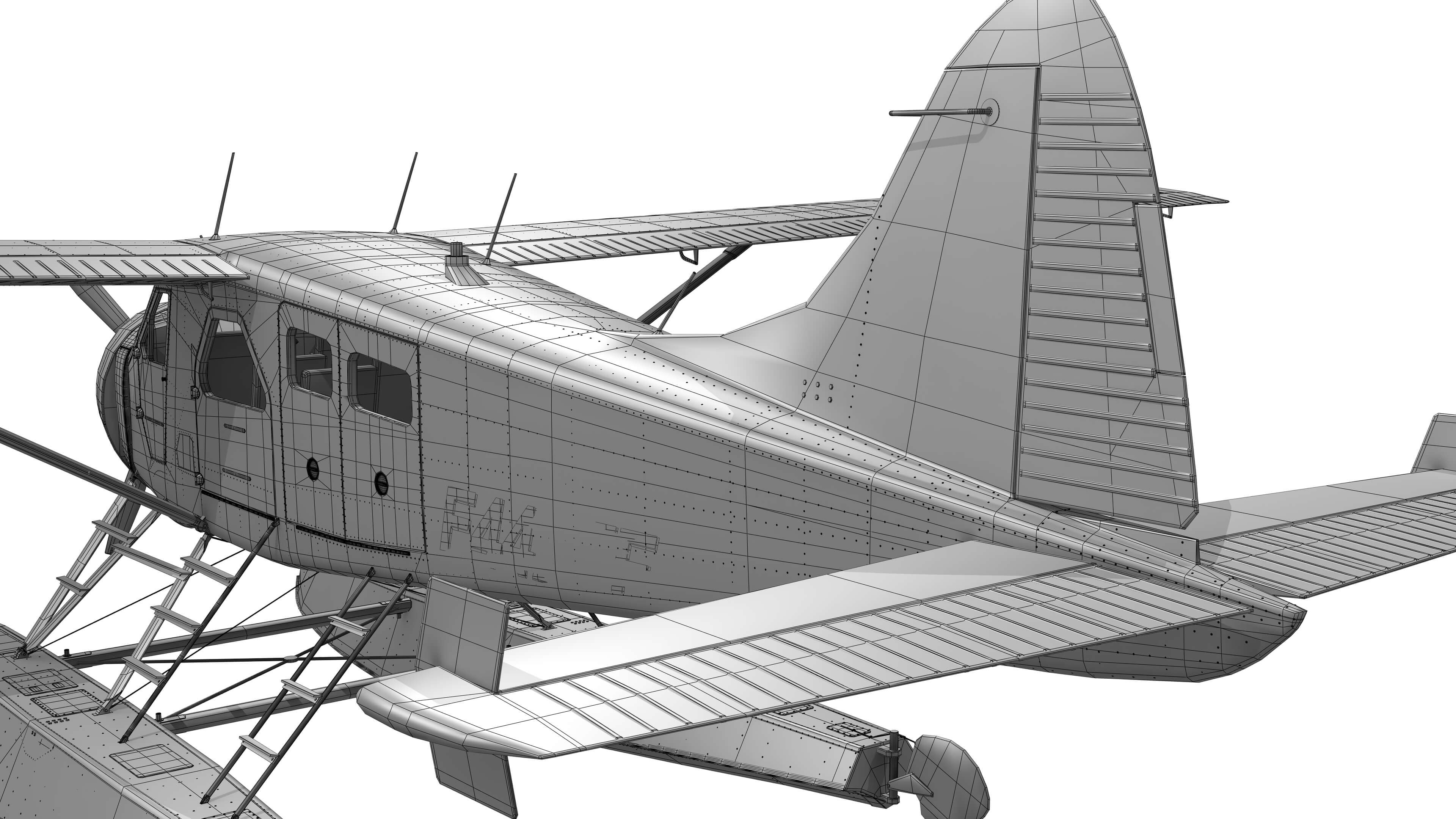 De Havilland Canada DHC-2 Beaver 3D Model by Swan3DStudios