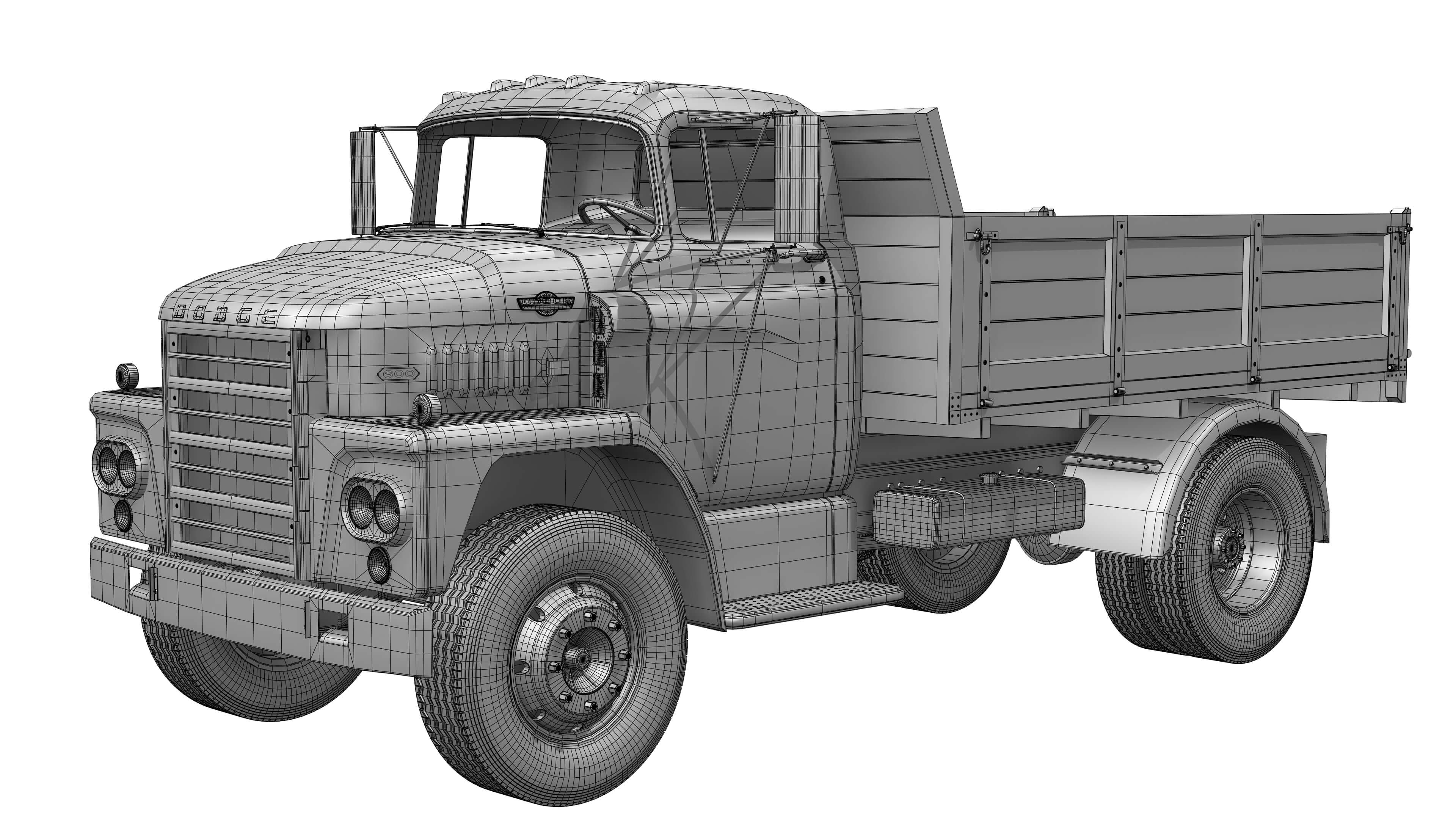 Dodge C600 1967 - 3D Model by Swan3DStudios