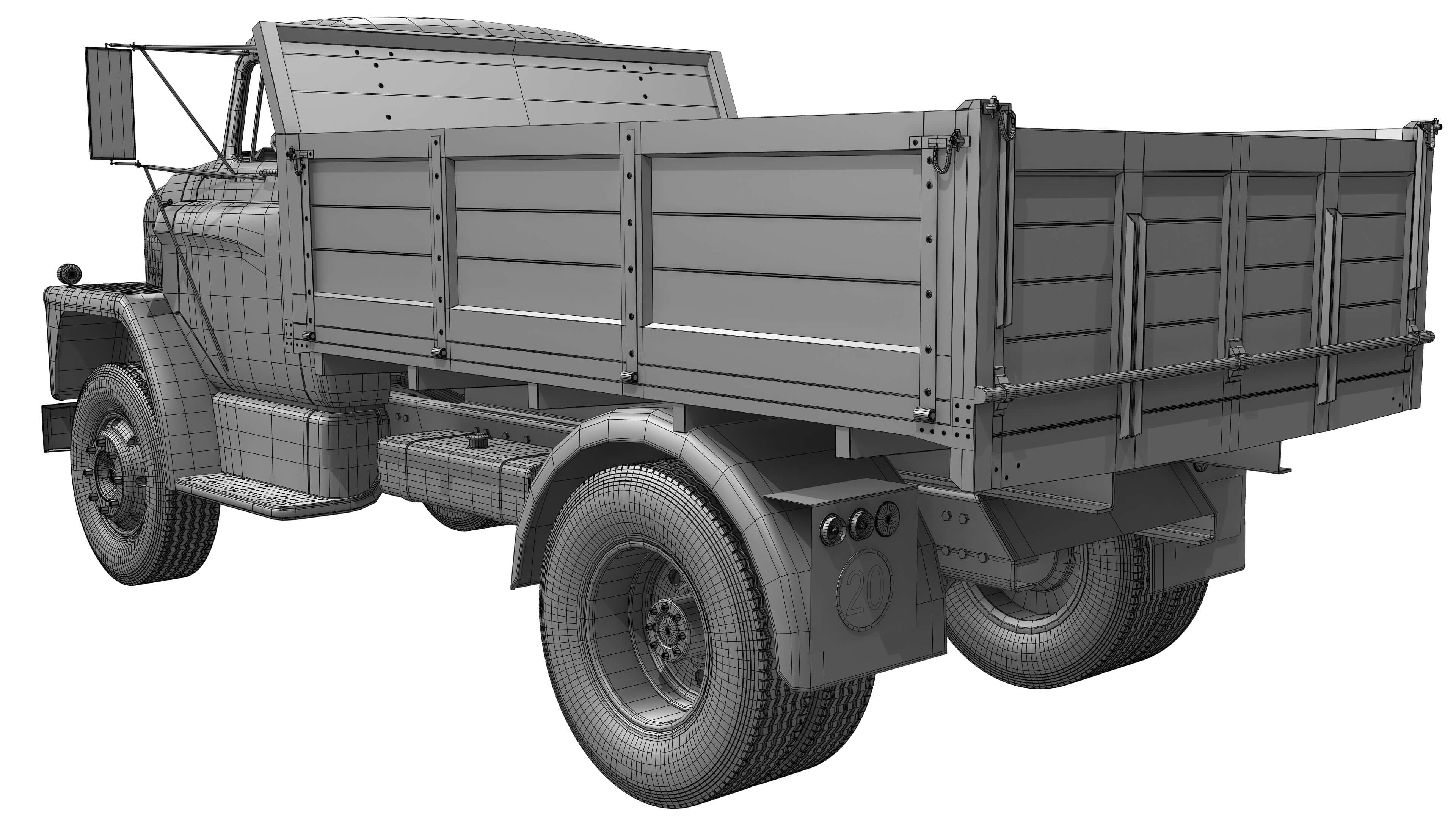 Dodge C600 1967 - 3D Model by Swan3DStudios