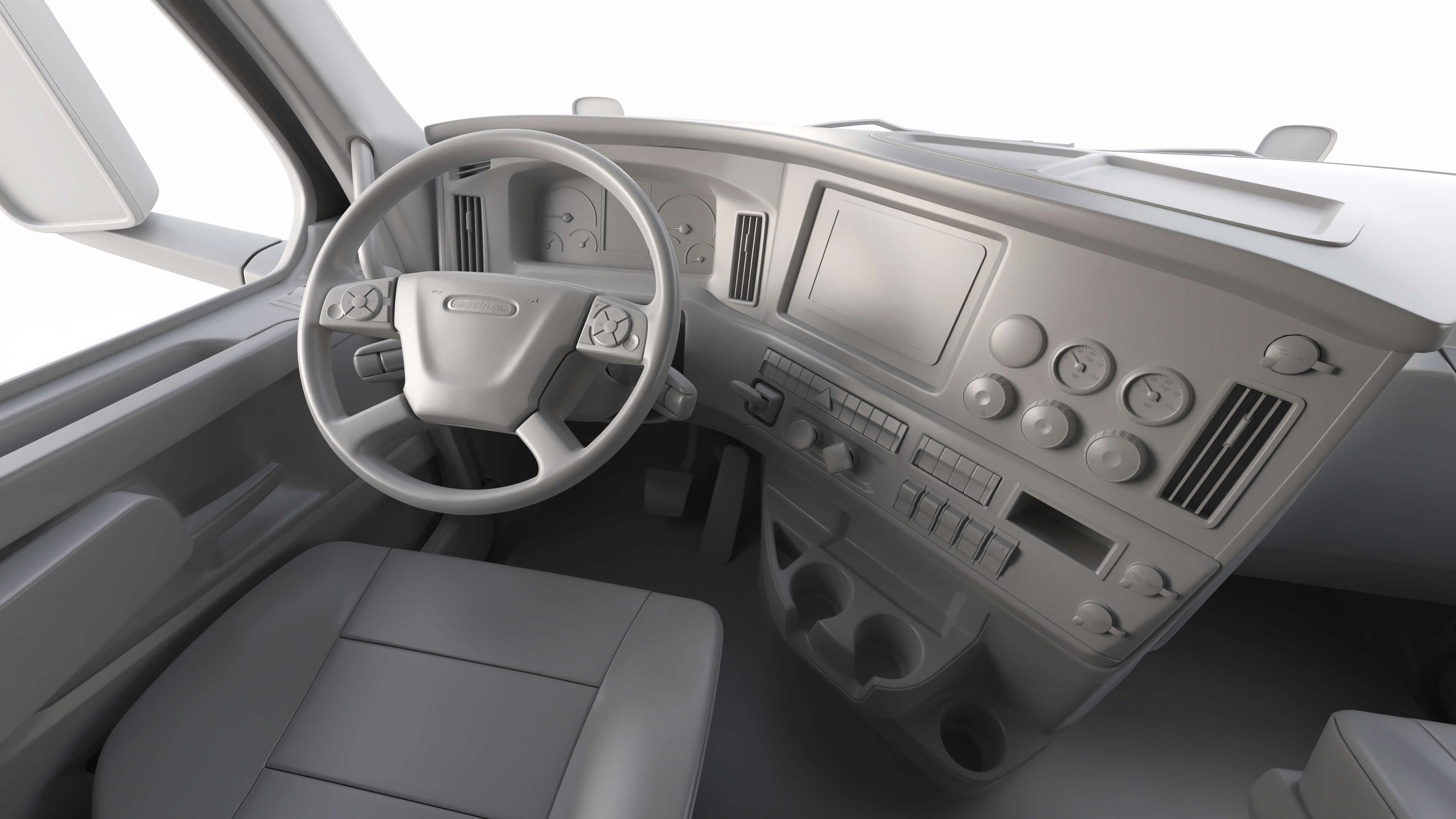 Freightliner Cascadia 2017 - Present + HQ Interior 3D Model by Swan3DStudios