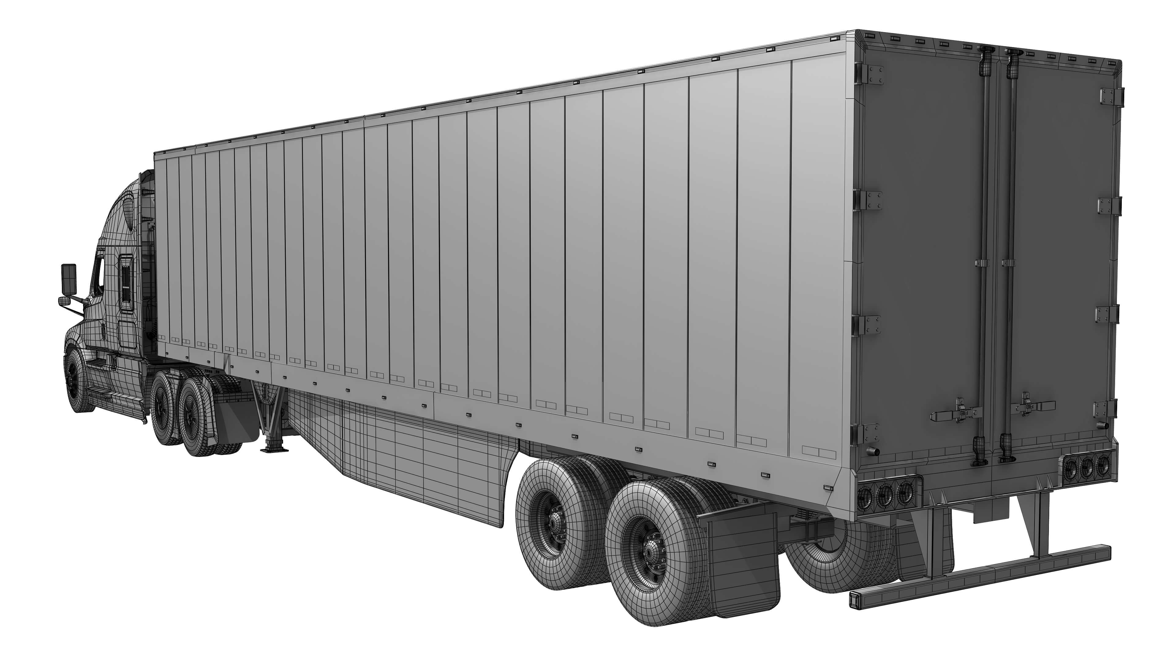 Freightliner Cascadia 2017 - Present + HQ Interior 3D Model by ...