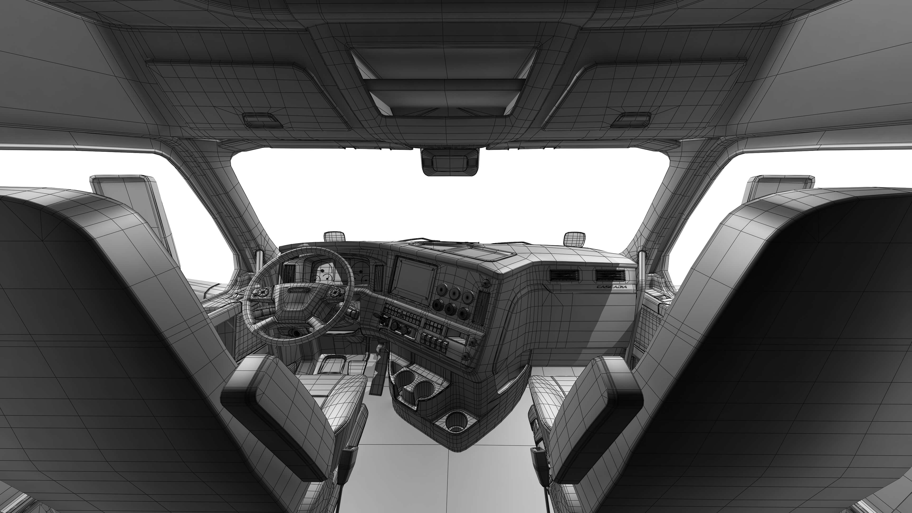 Freightliner Cascadia 2017 - Present + HQ Interior 3D Model by ...