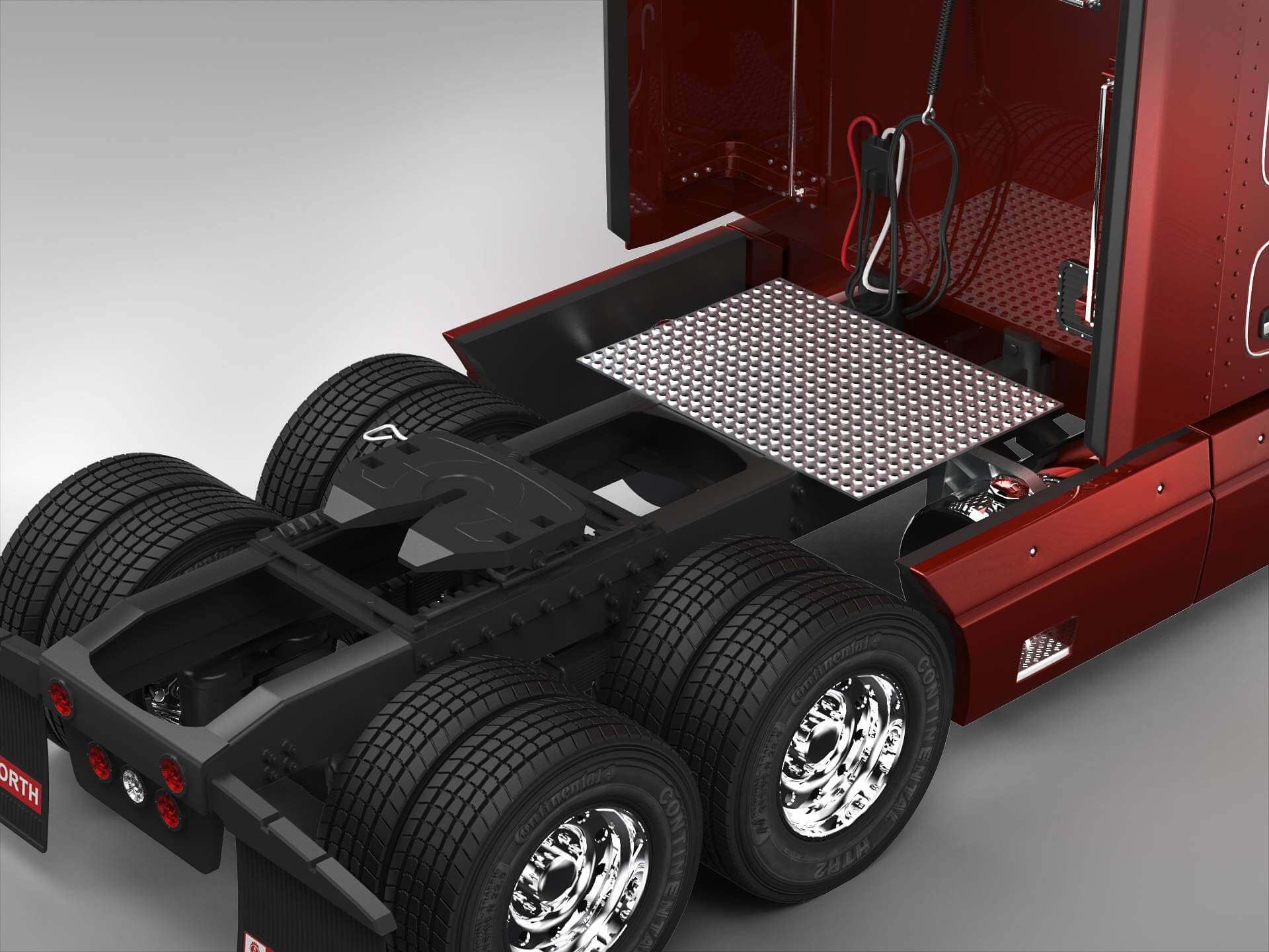 Kenworth T600 (1985 - 2008) 3D Model by Swan3DStudios