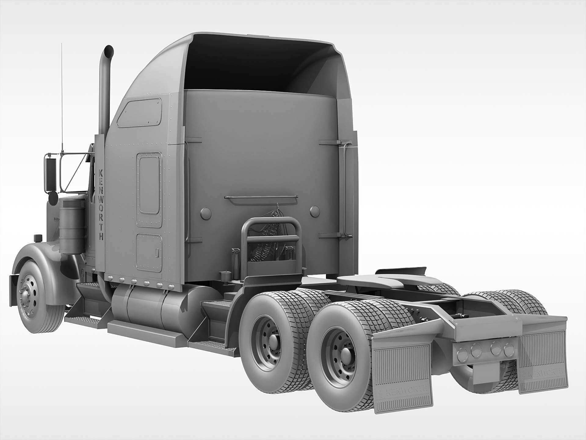 Kenworth W900 - 3D Model by Swan3DStudios