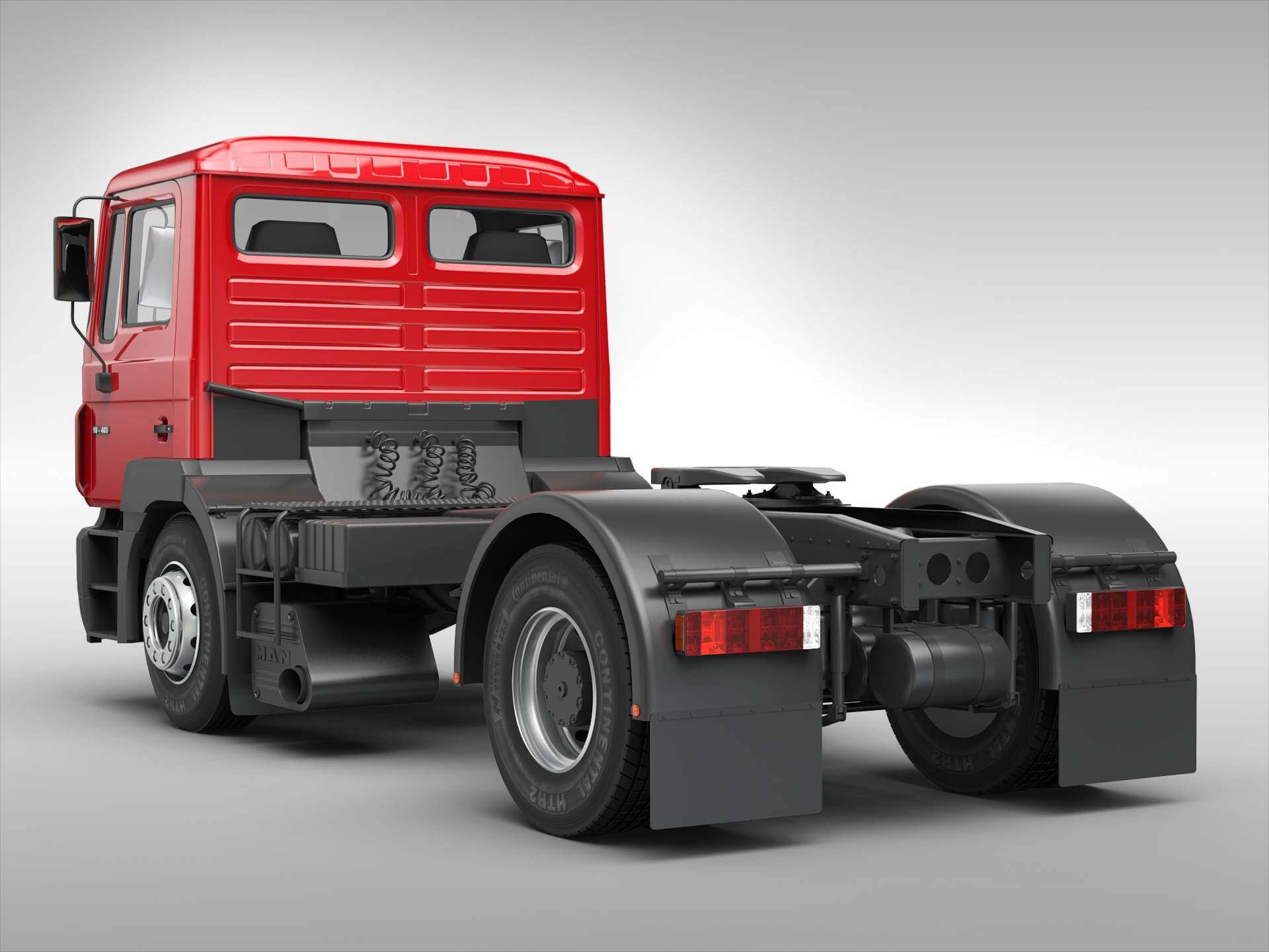 MAN F2000 Semi Truck - 3D Model by Swan3DStudios