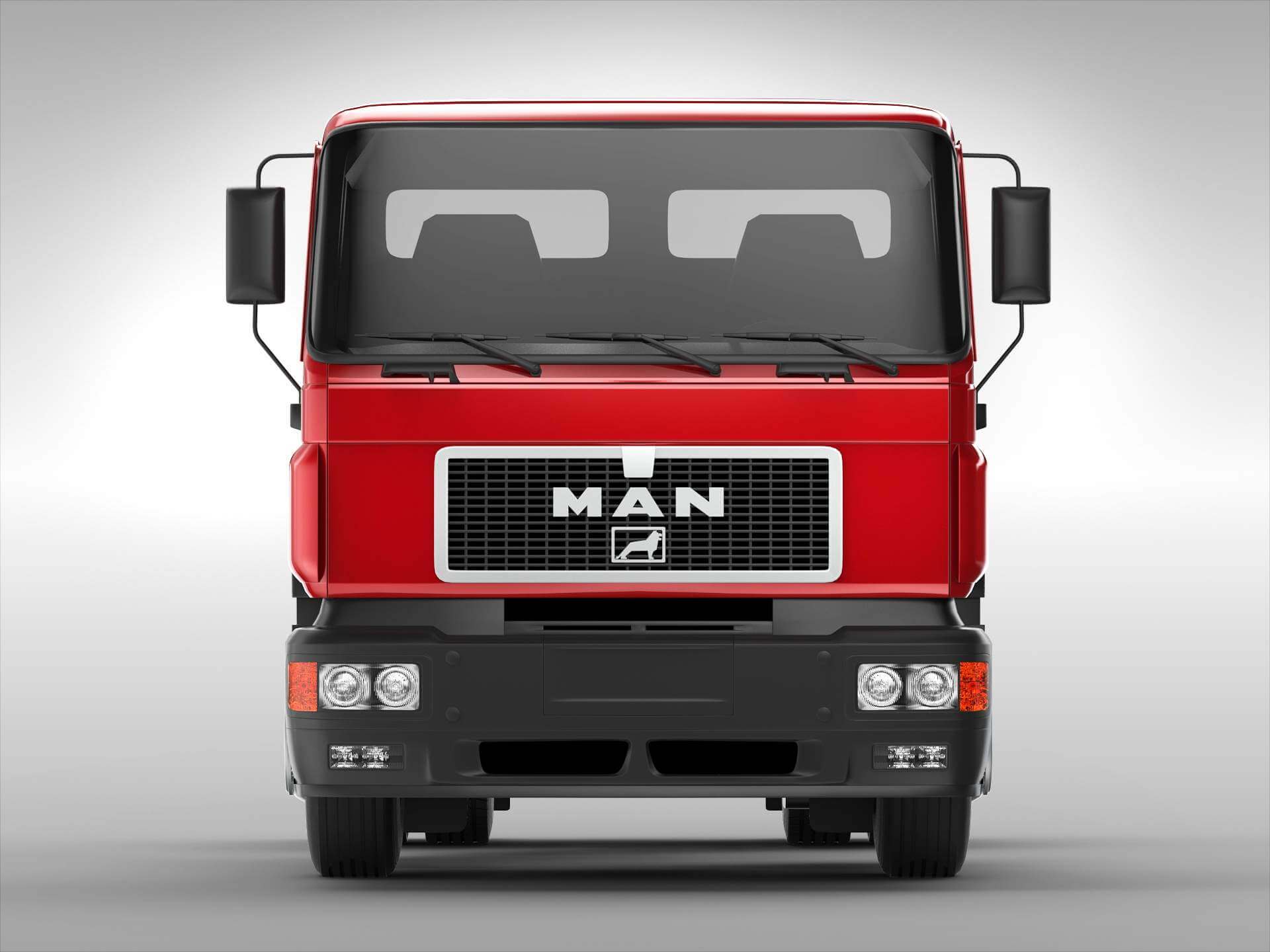 MAN F2000 Semi Truck - 3D Model by Swan3DStudios