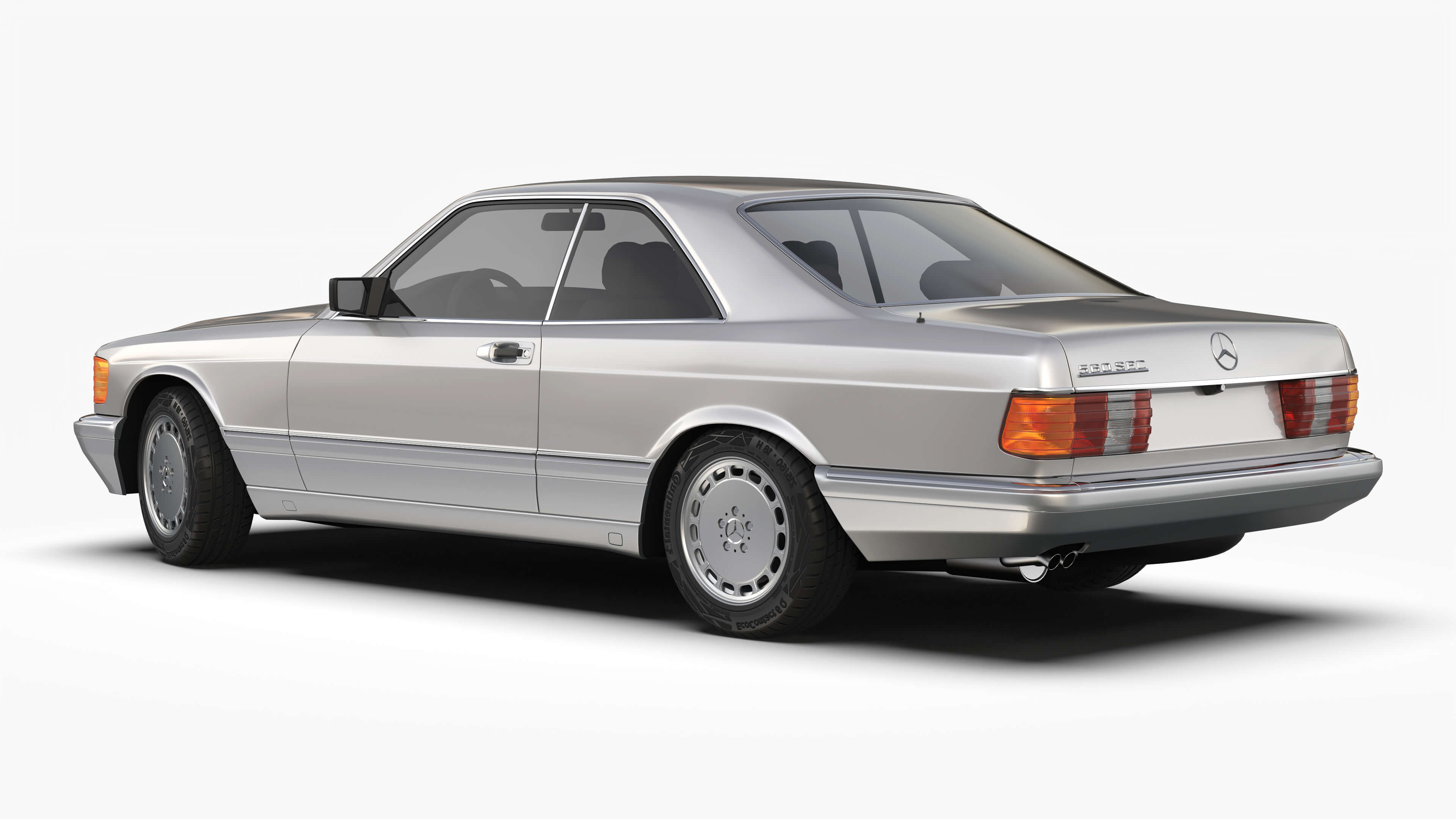 Mercedes Benz 560 SEC W126 (1986 - 1991) 3D Model by Swan3DStudios