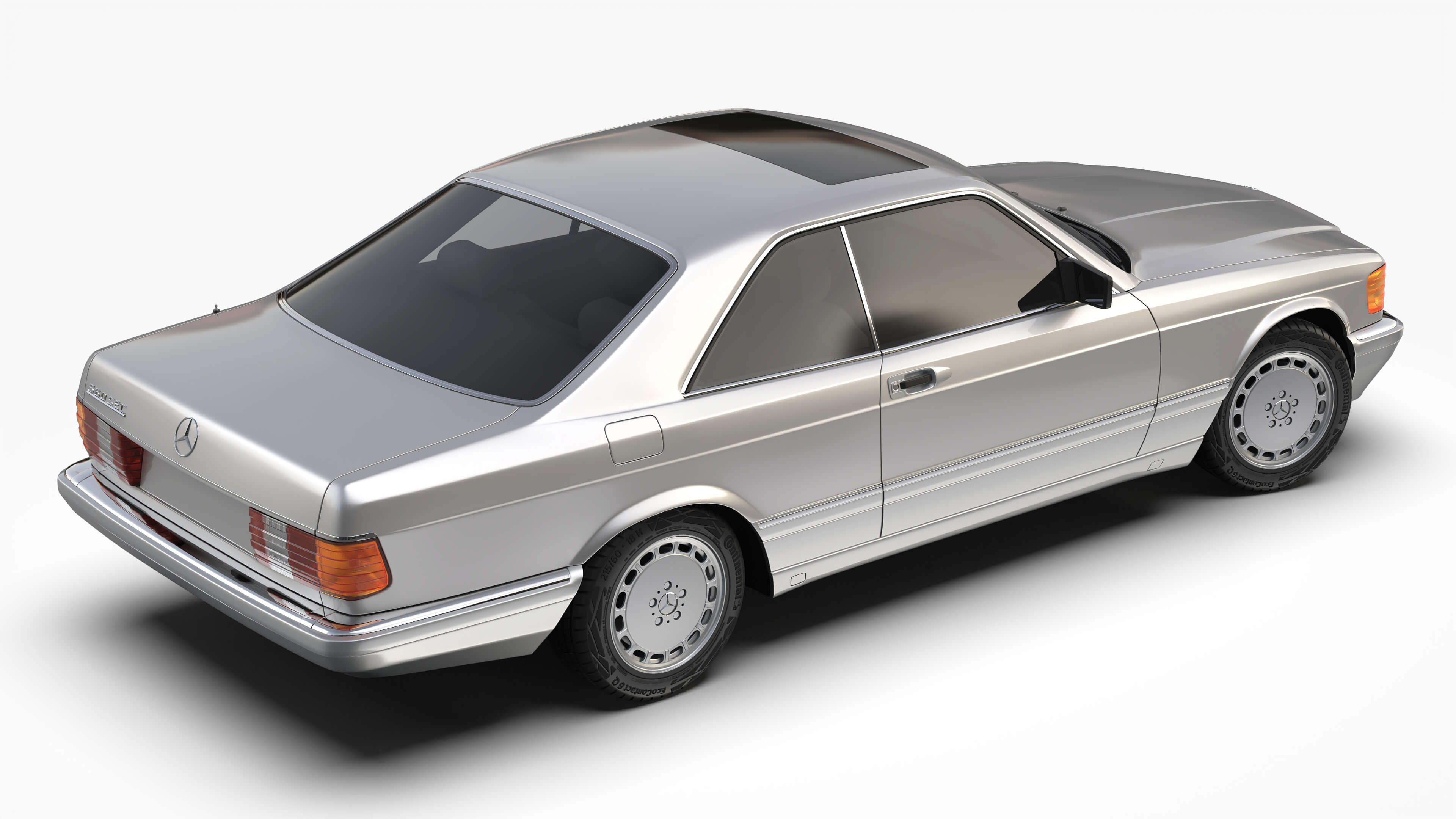 Mercedes Benz 560 SEC W126 (1986 - 1991) 3D Model by Swan3DStudios