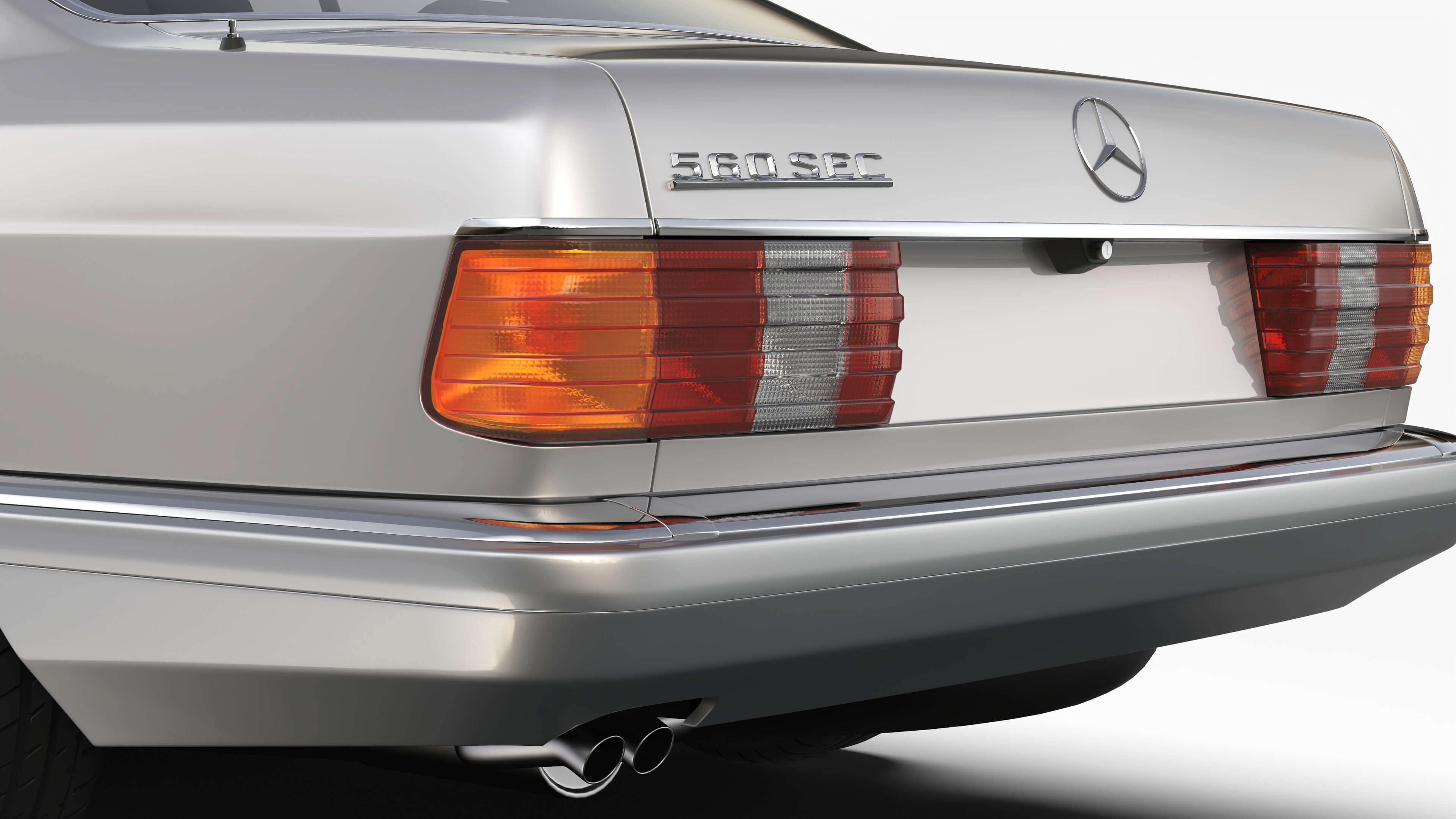 Mercedes Benz 560 SEC W126 (1986 - 1991) 3D Model by Swan3DStudios