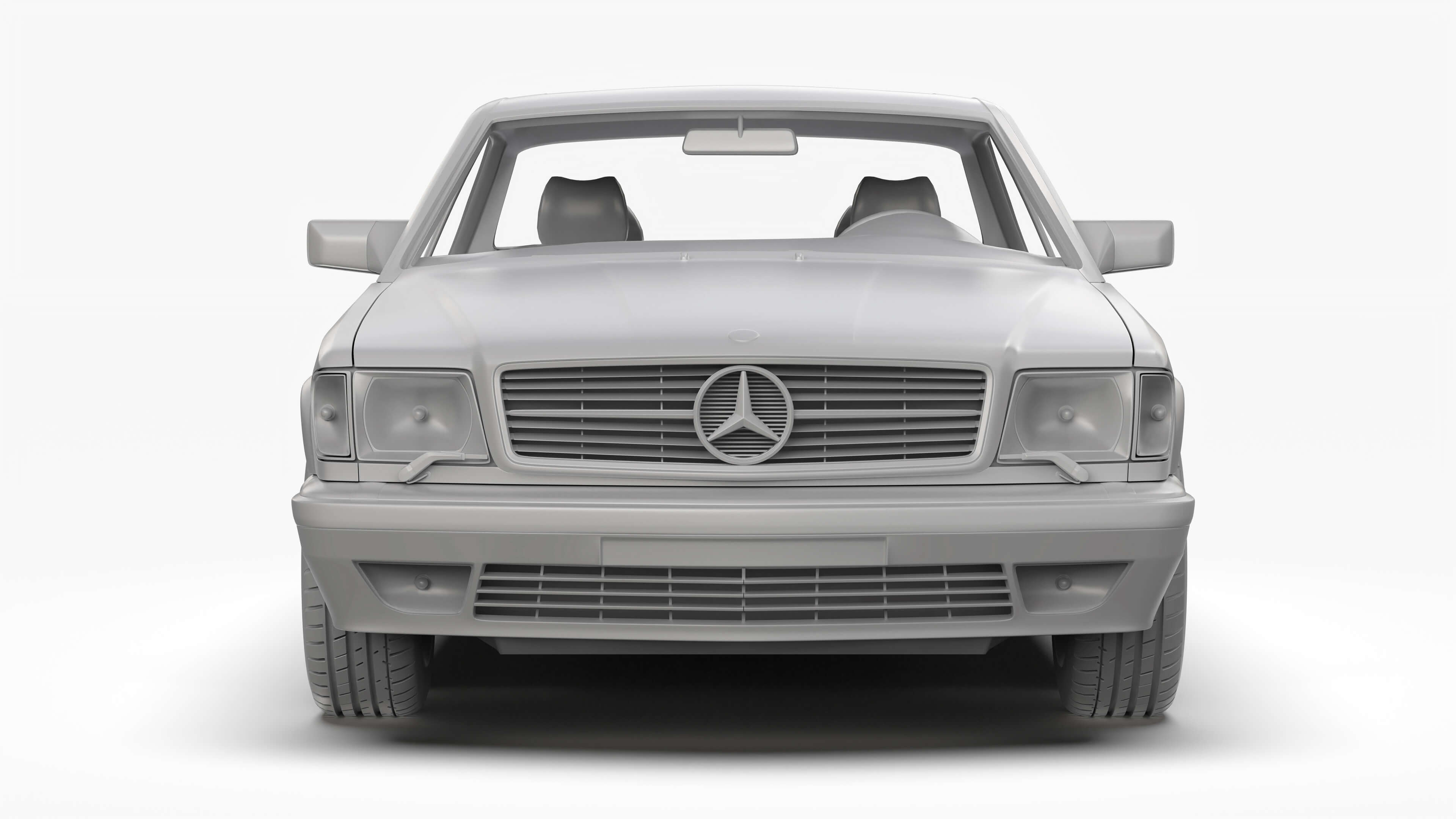 Mercedes Benz 560 SEC W126 (1986 - 1991) 3D Model by Swan3DStudios
