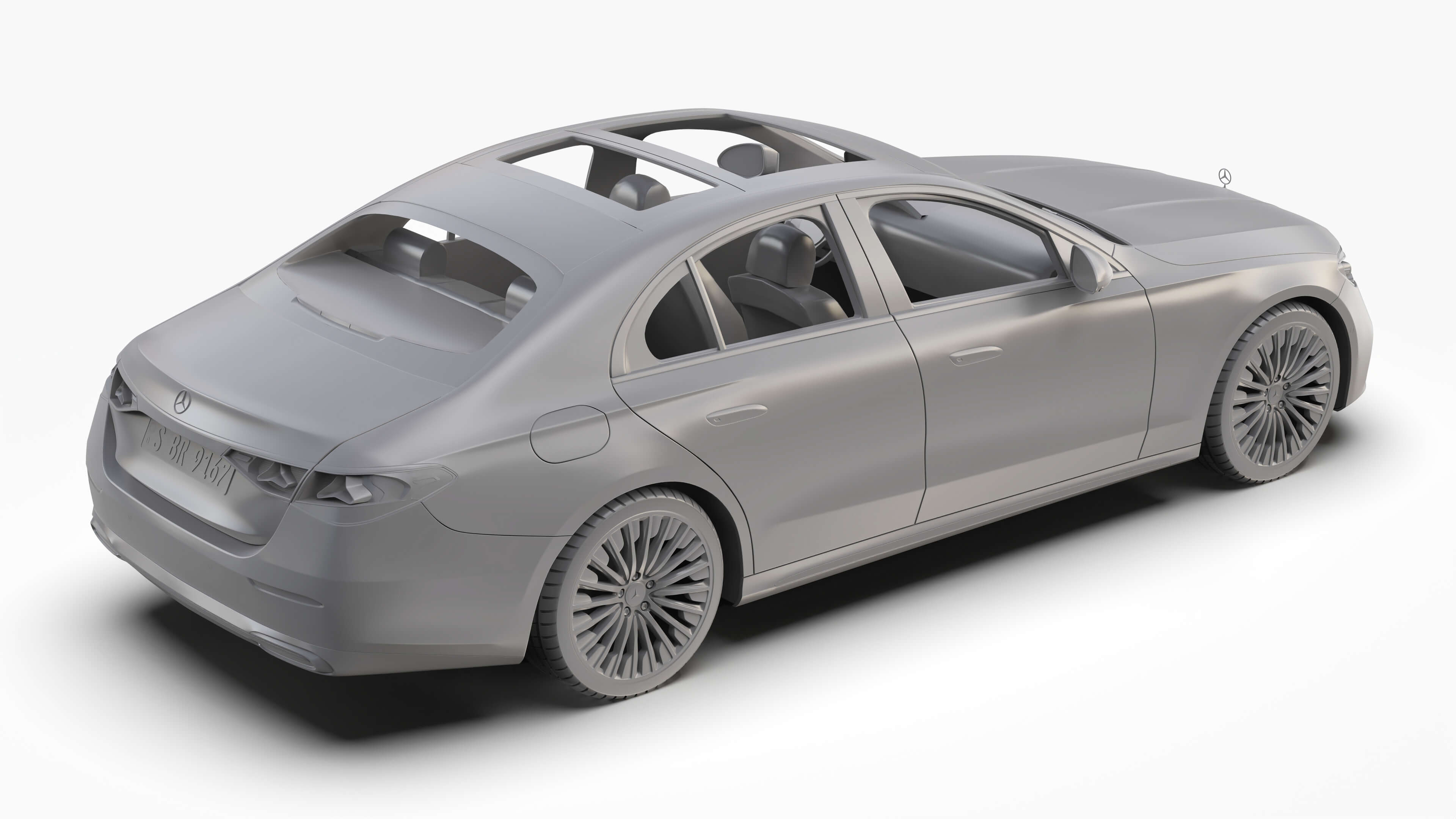 Mercedes Benz E Class 2024 - 3D Model by Swan3DStudios