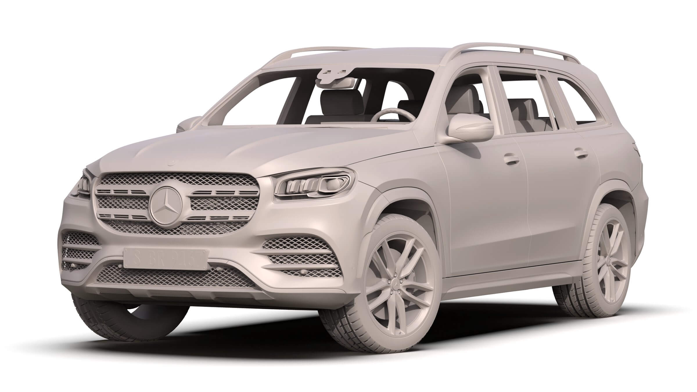 Mercedes Benz GLS Class 2020 - 3D Model by Swan3DStudios