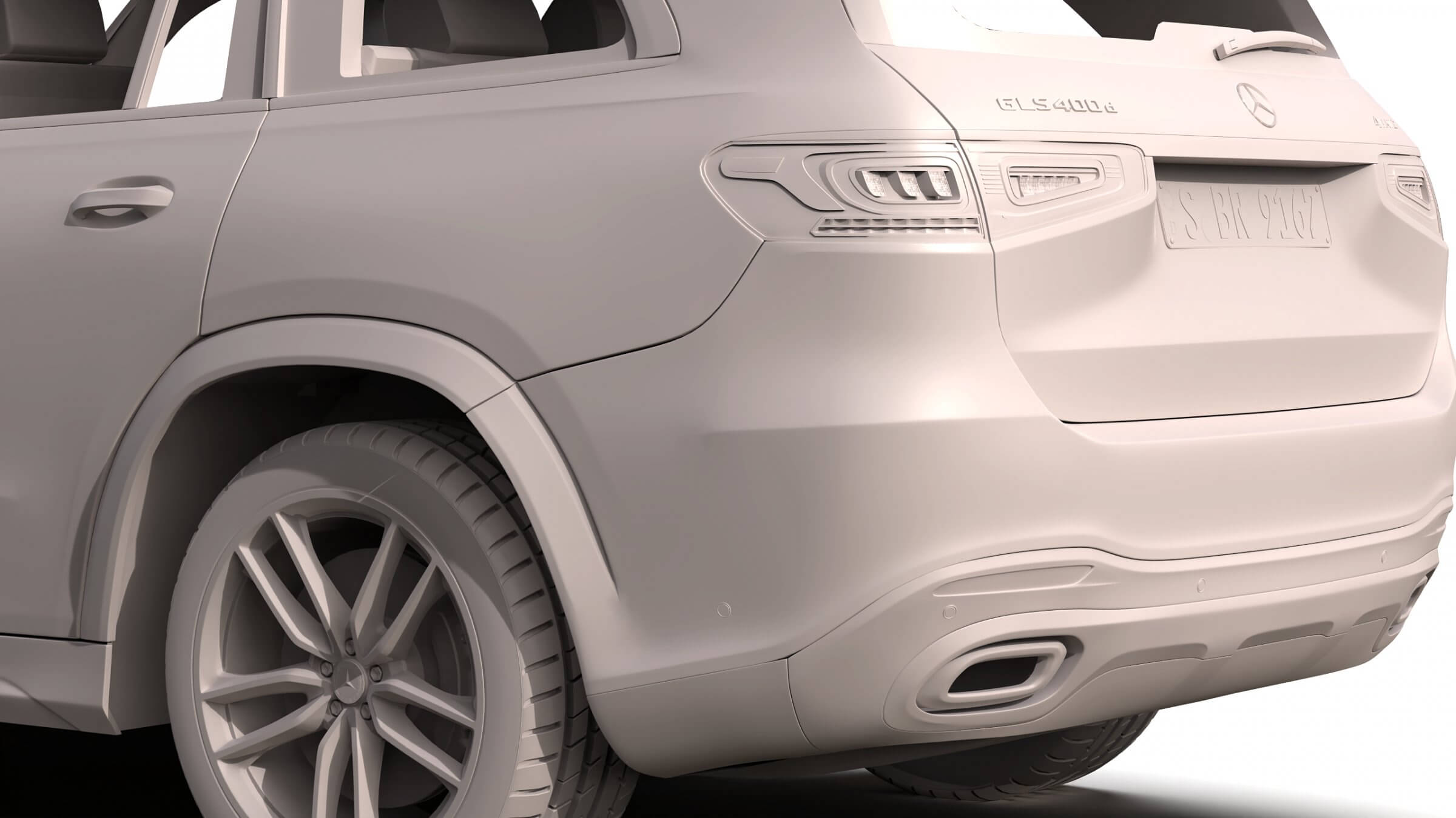 Mercedes Benz GLS Class 2020 - 3D Model by Swan3DStudios