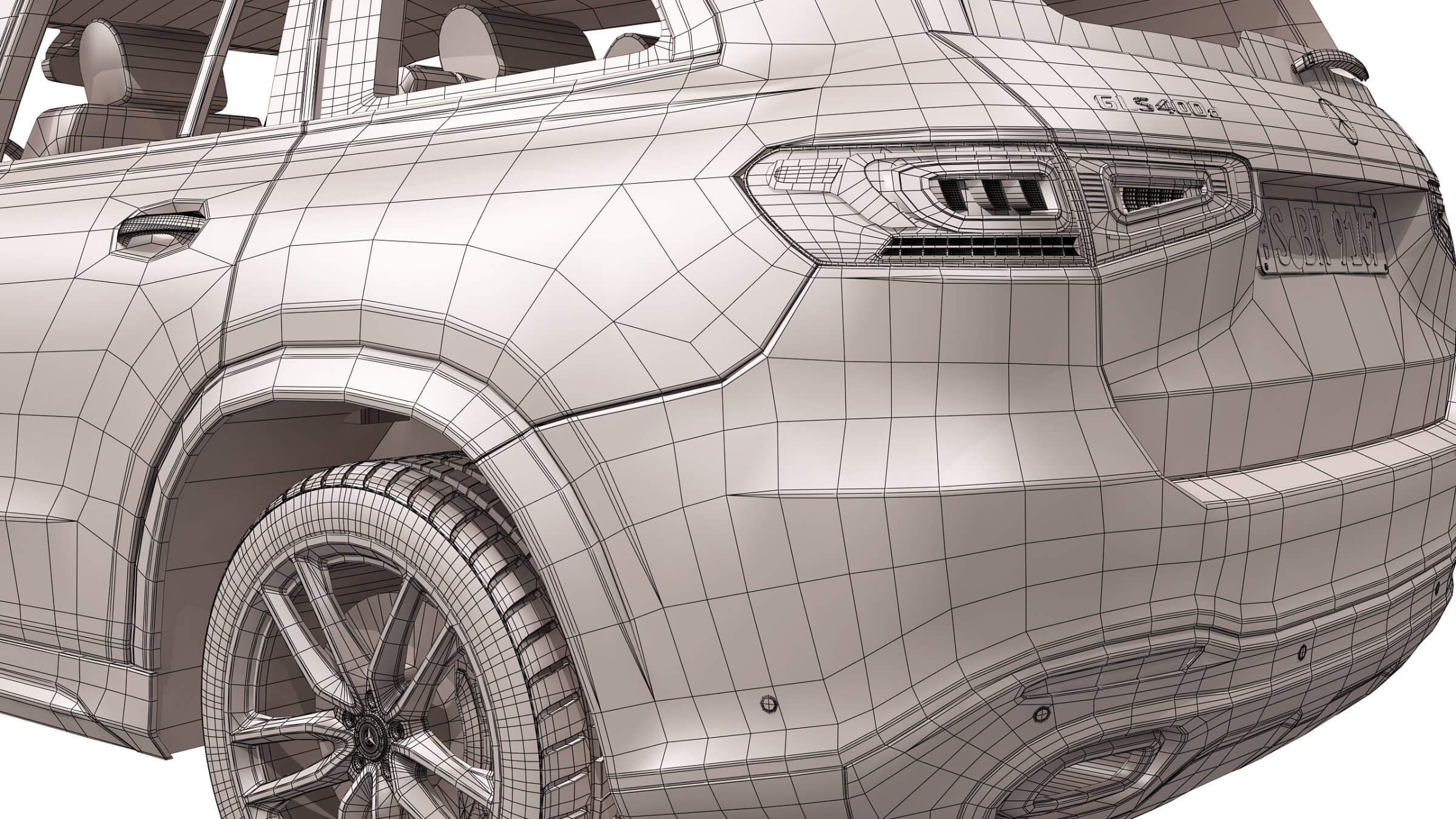 Mercedes Benz GLS Class 2020 - 3D Model by Swan3DStudios