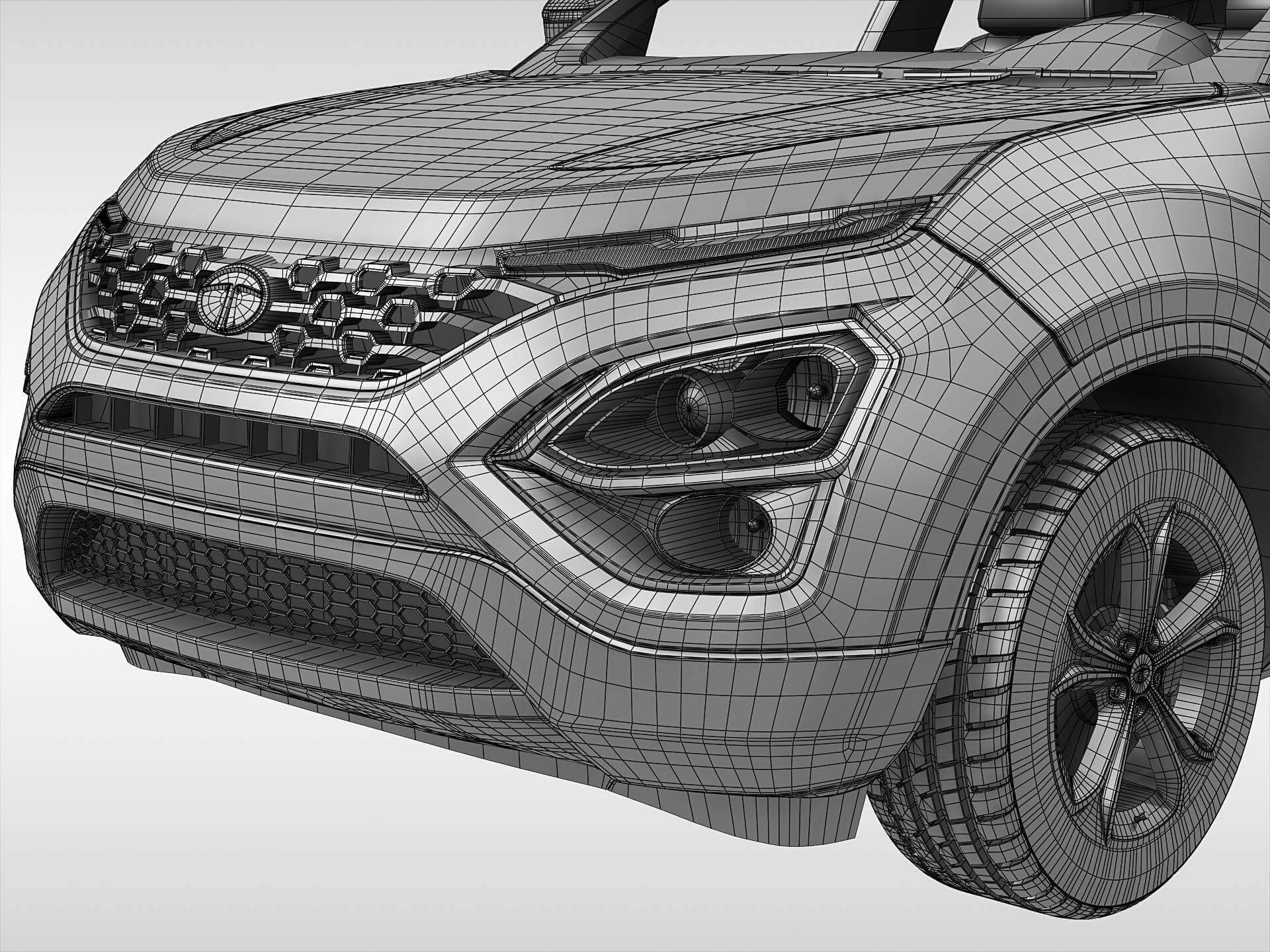 Tata Harrier (2019) - 3D Model by Swan3DStudios