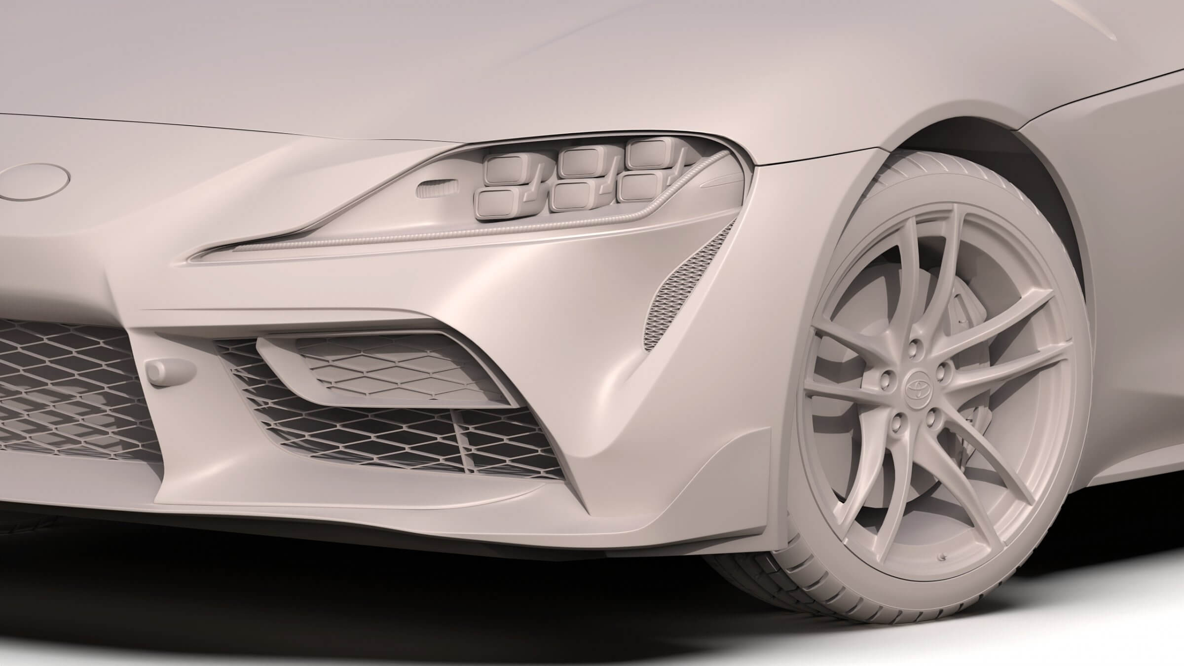 Toyota Supra 2020 - 3D Model by Swan3DStudios