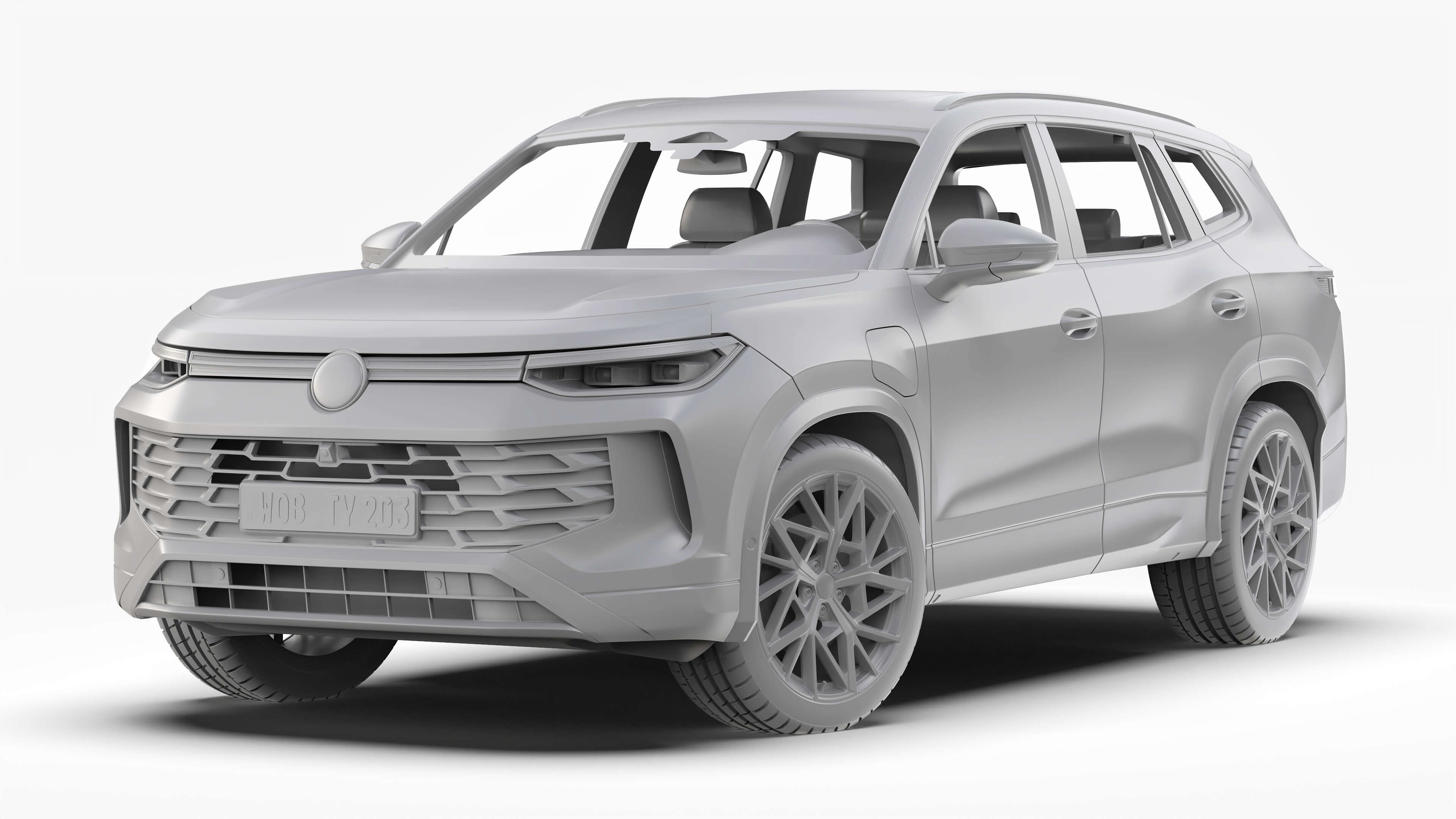 Volkswagen Tayron 2025 - 3D Model by Swan3DStudios