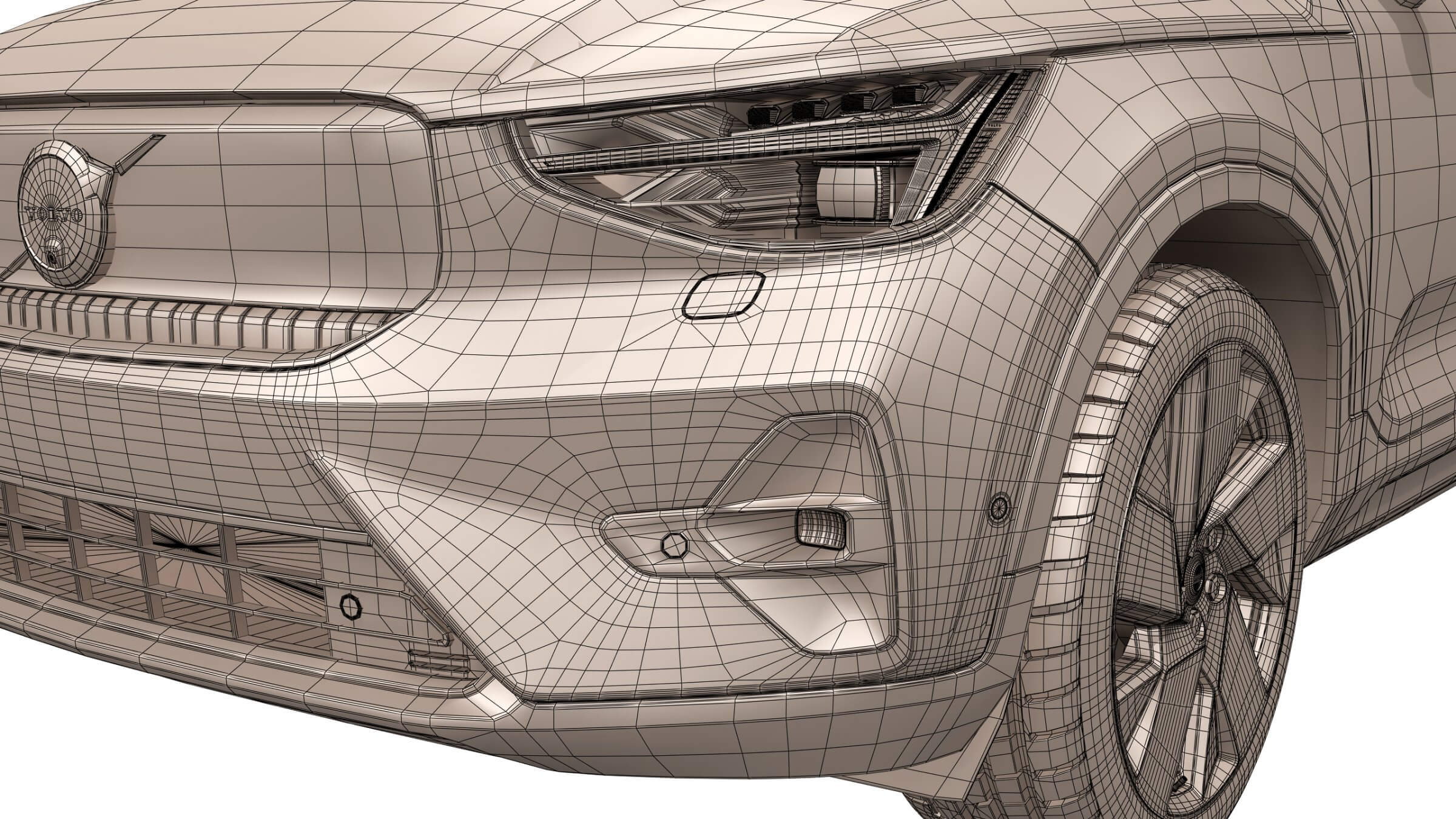 Volvo C40 Recharge 2022 - 3D Model by Swan3DStudios