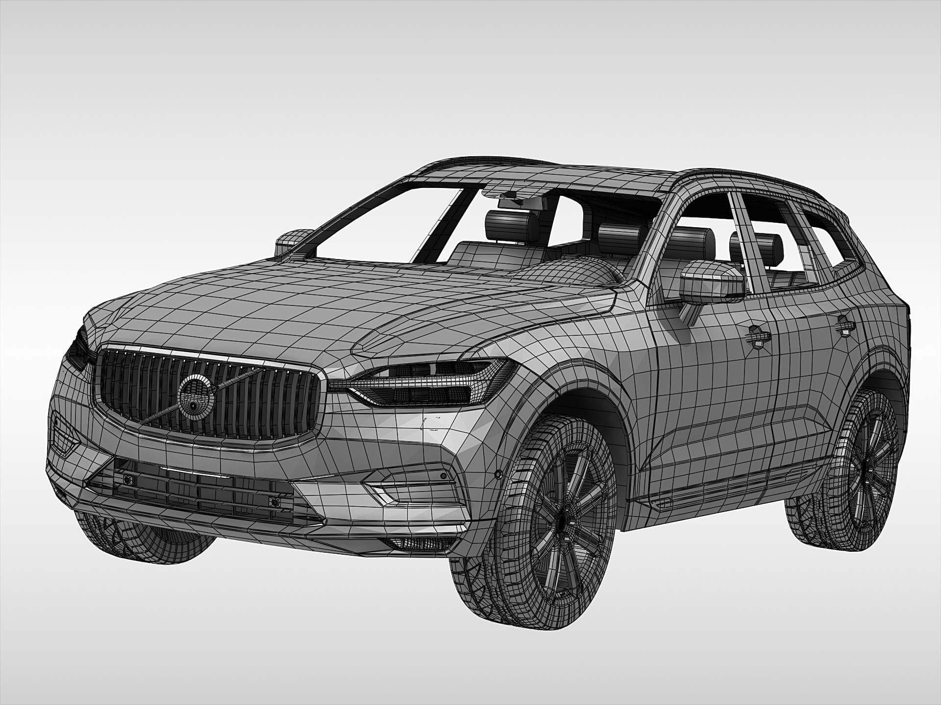 Volvo XC60 (2018) - 3D Model by Swan3DStudios