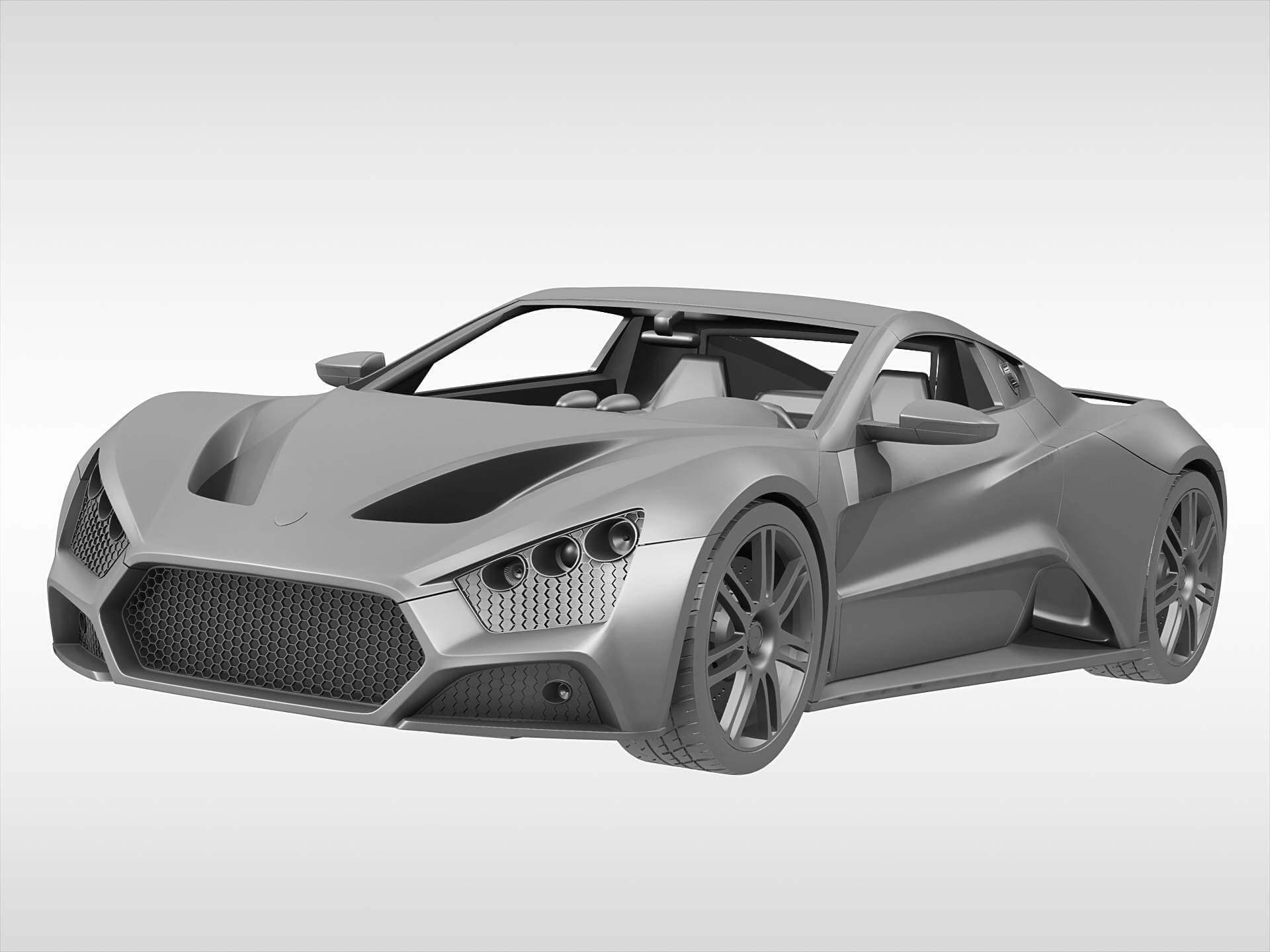 Zenvo ST1 - 3D Model by Swan3DStudios