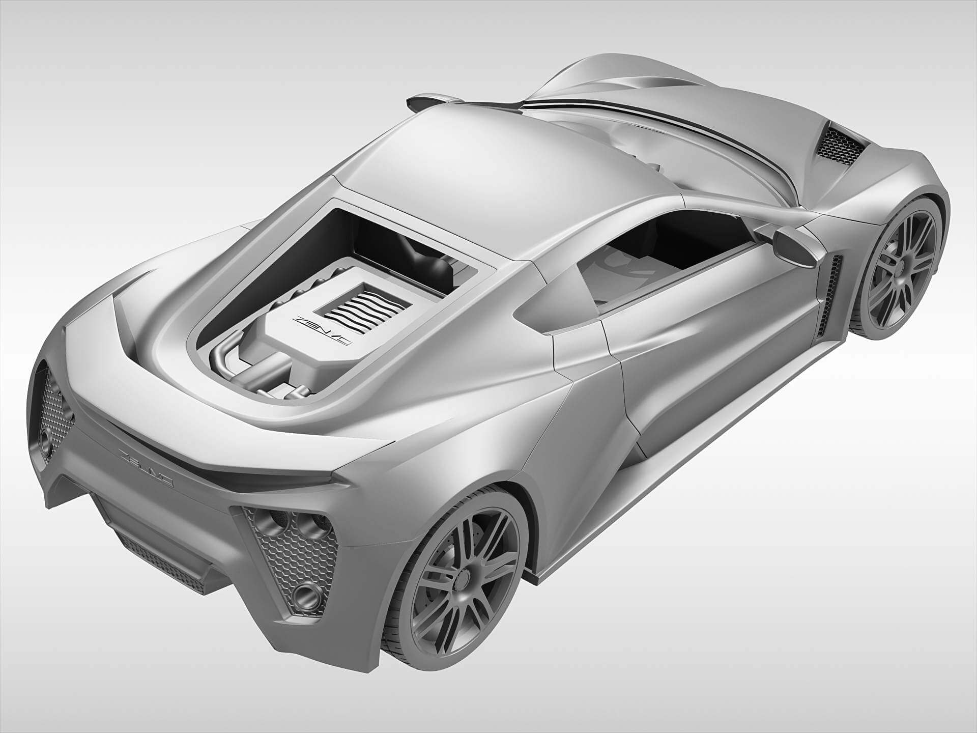 Zenvo ST1 - 3D Model by Swan3DStudios