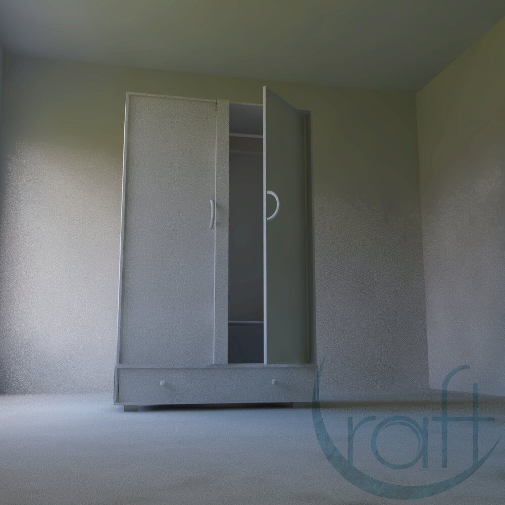 Basic Wardrobe - Free 3D Model by swapnilfx