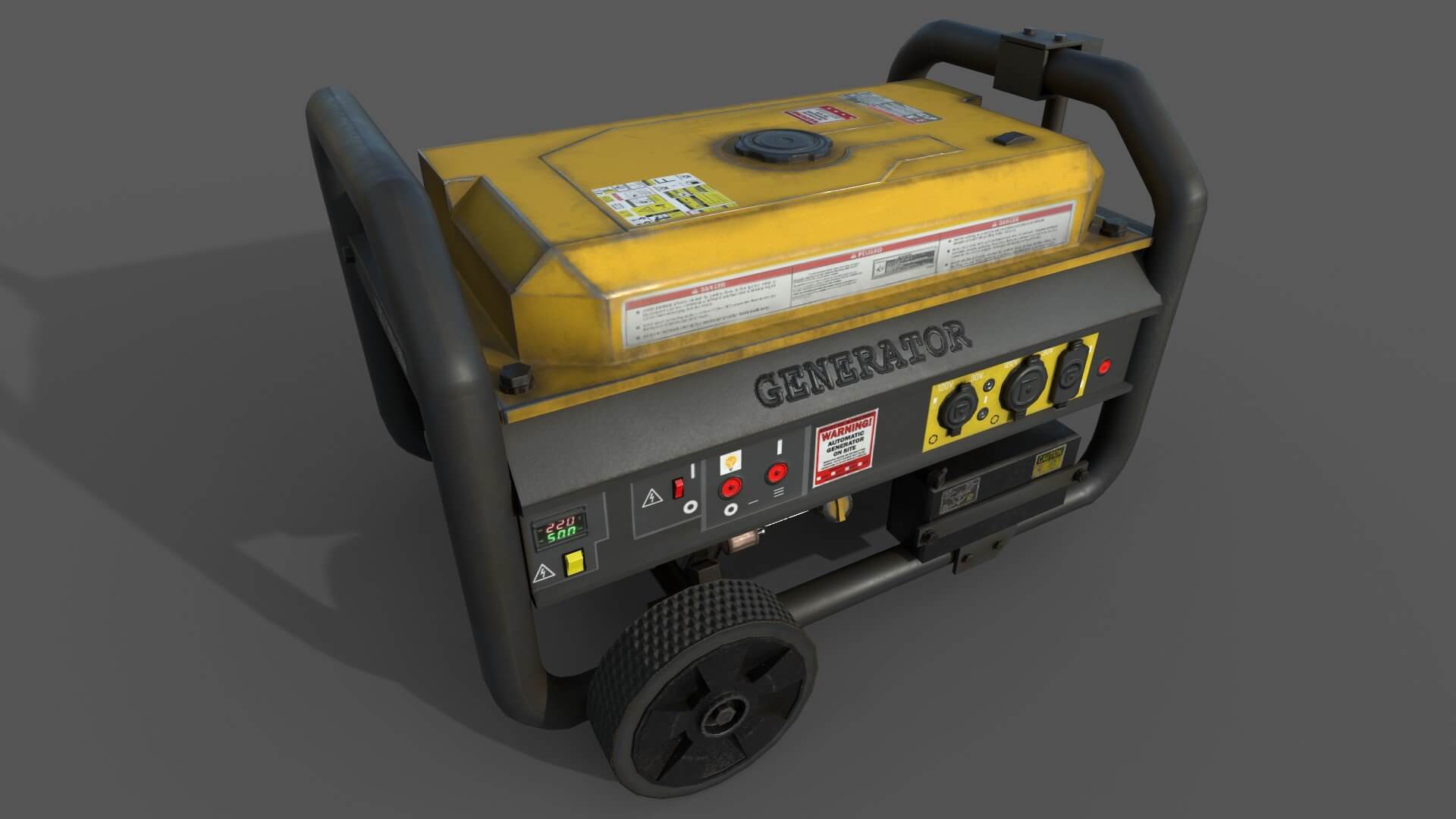 Mini Generator 3D Render, Digital Art by Swastika