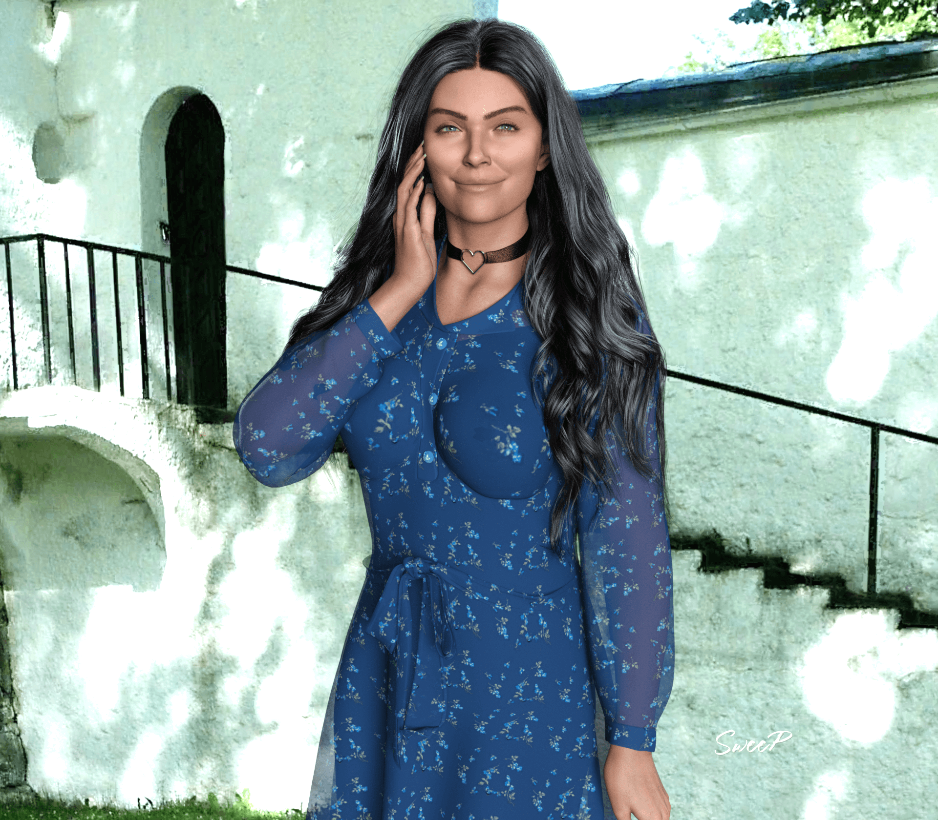 Ashley. 3D Render, Digital Art by SweeP