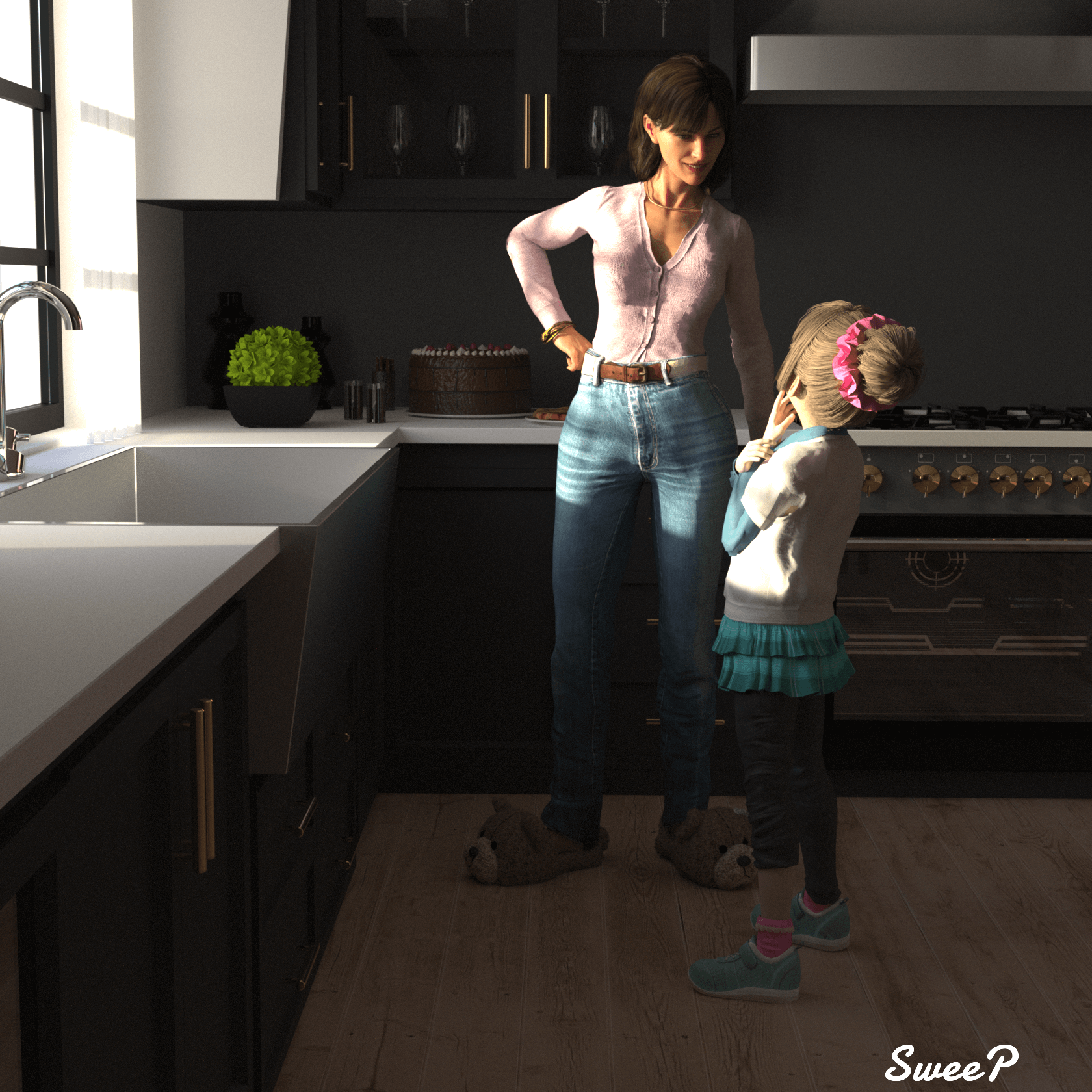 Do You Want Some Cake 3D Render, Digital Art by SweeP