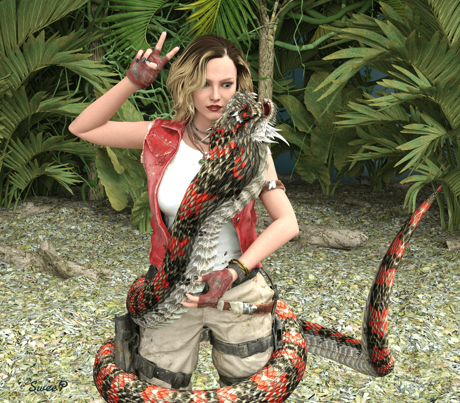 Don't worry its all under control ! 3D Render by SweeP