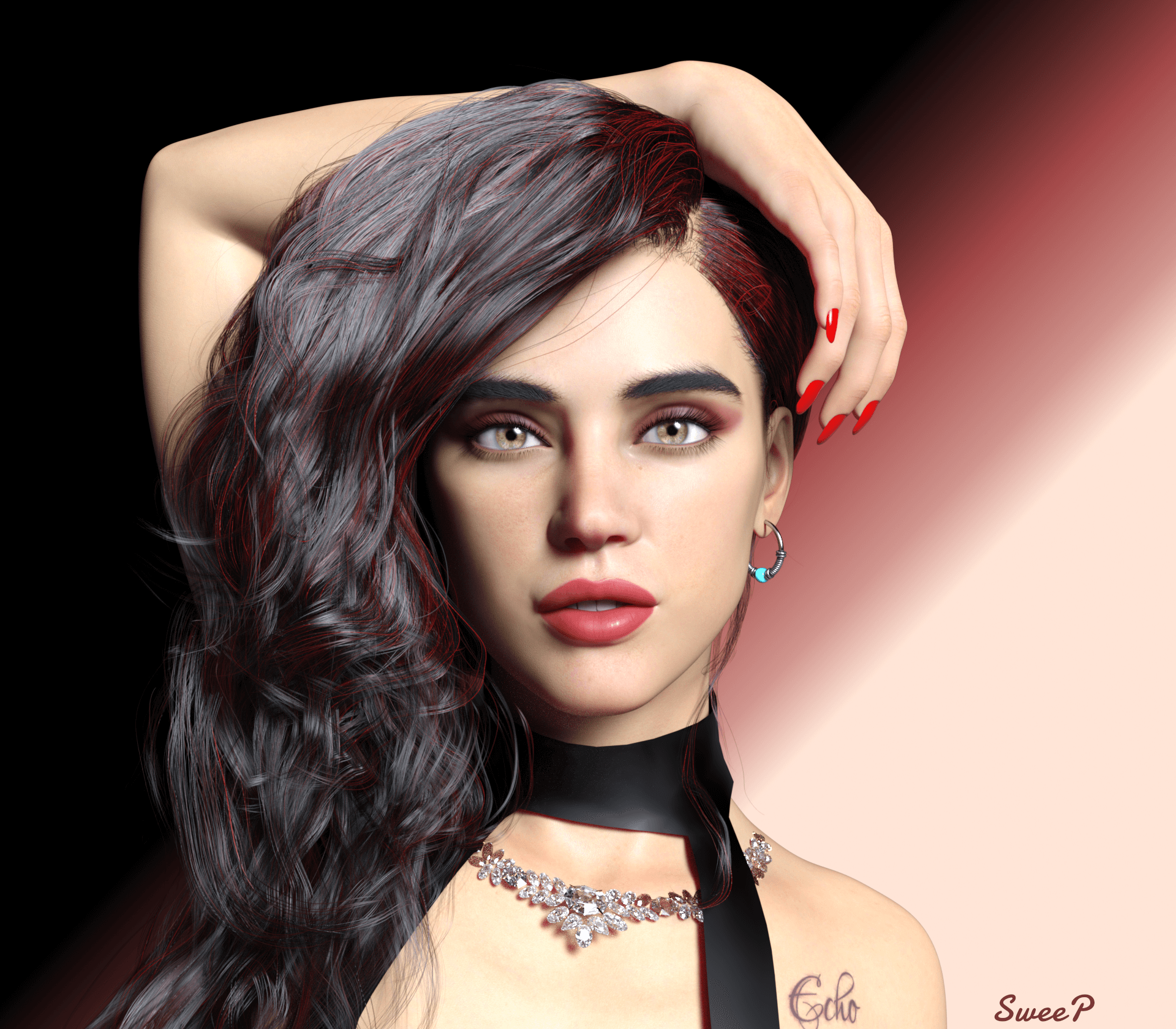 Echo. 3D Render, Digital Art by SweeP